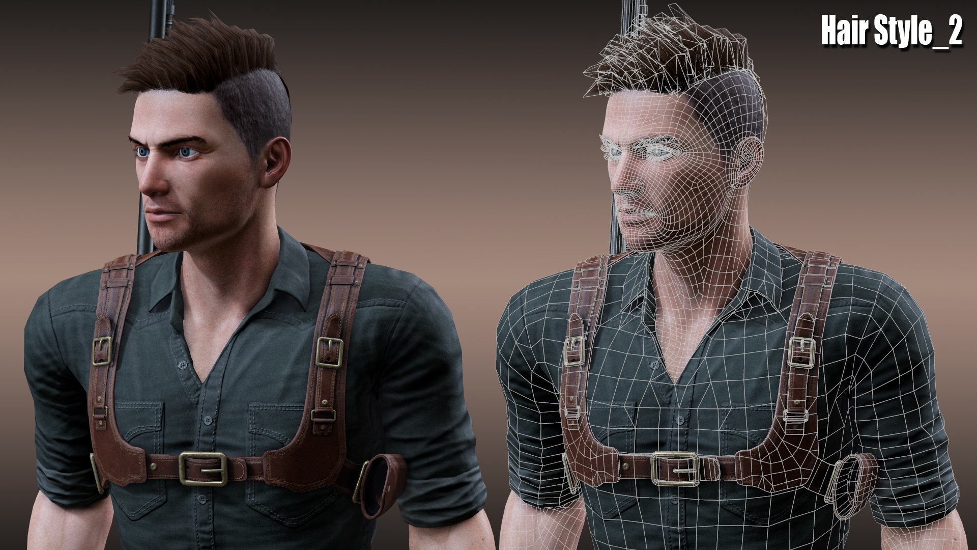 Male Survivor Model - TurboSquid 1226598