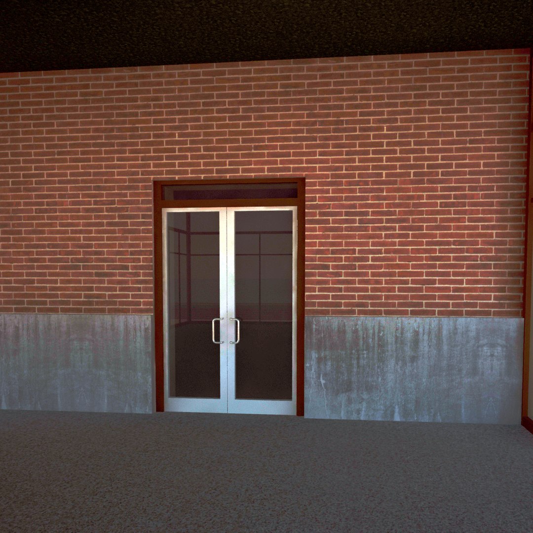 Realistic Police Dept Station 3d Model
