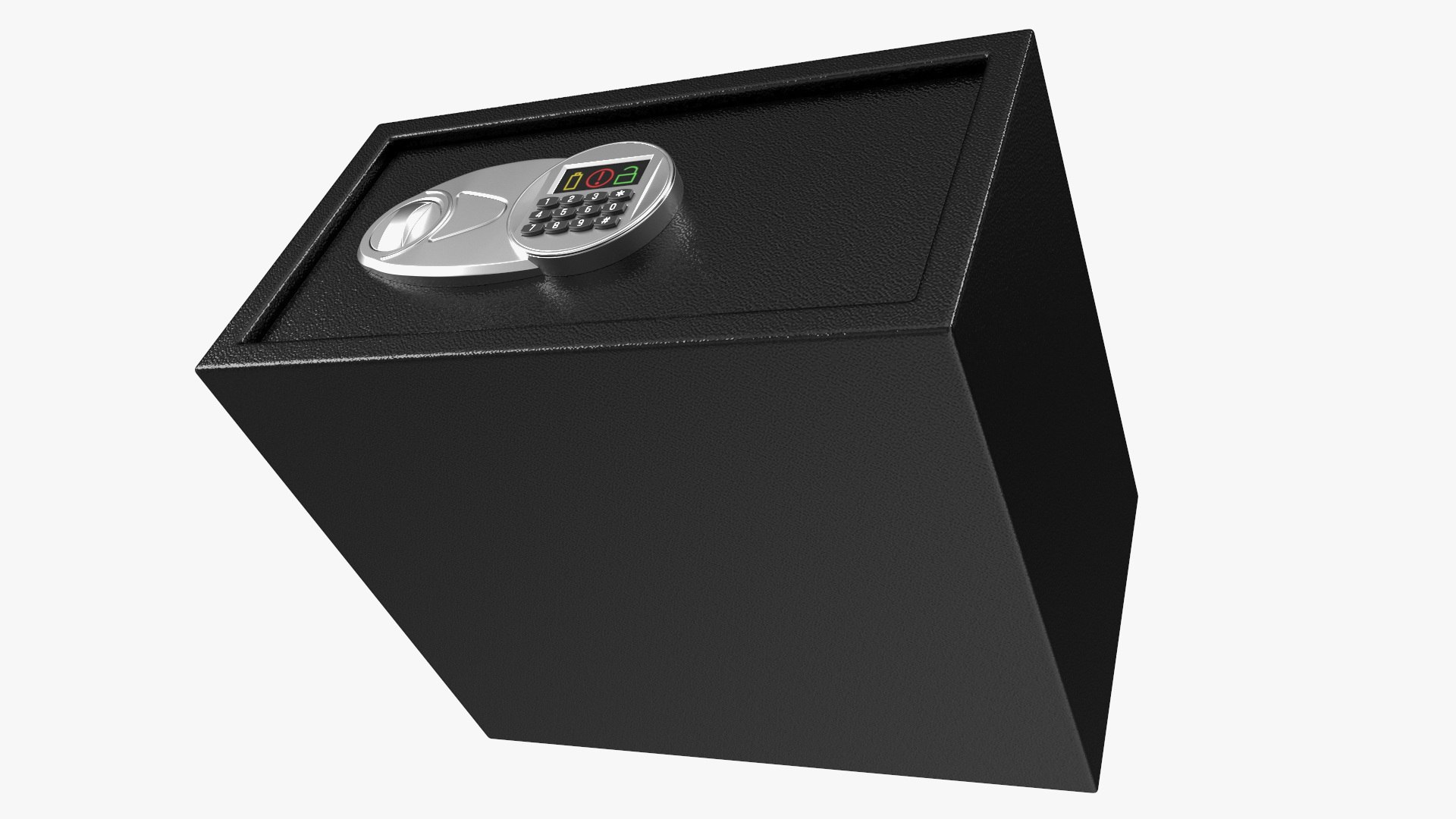 Digital Safe Black 3D Model - TurboSquid 2060259
