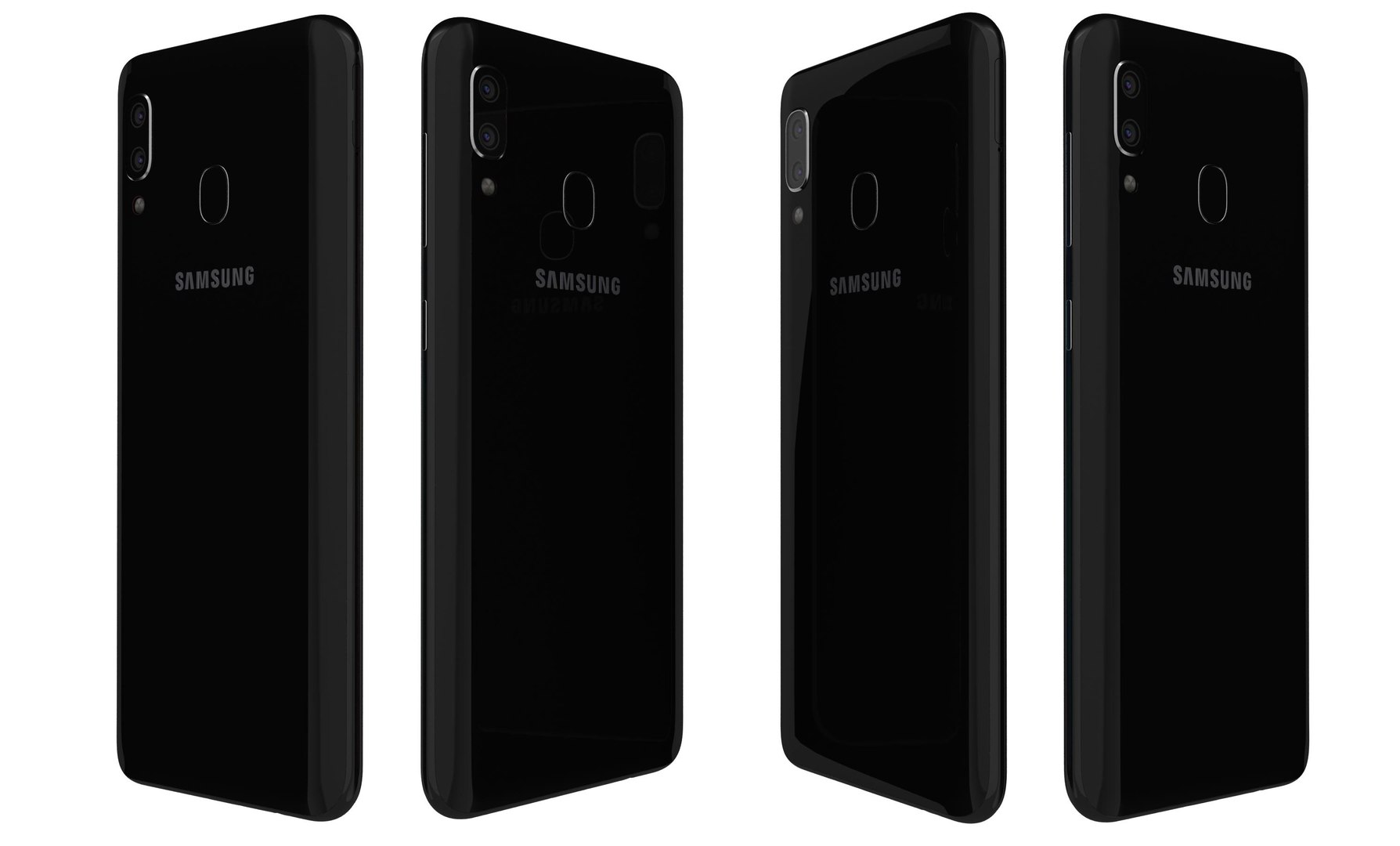 Samsung Galaxy A20 Colors Model - TurboSquid 1407993