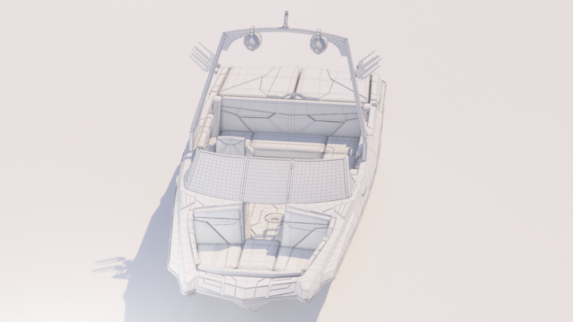Wakeboard Boat Axis A20 3D Model - TurboSquid 2130762