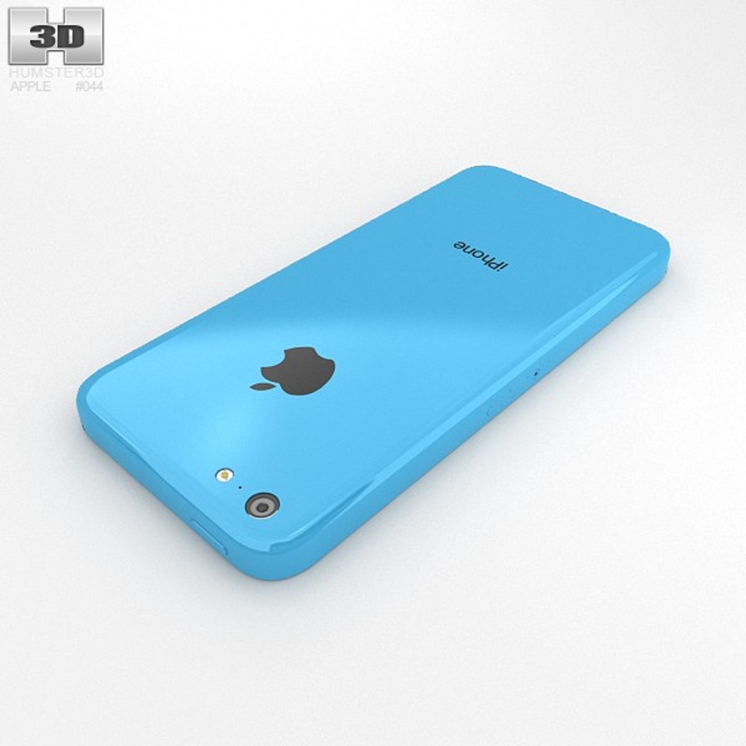 apple 5c iphone 3d model