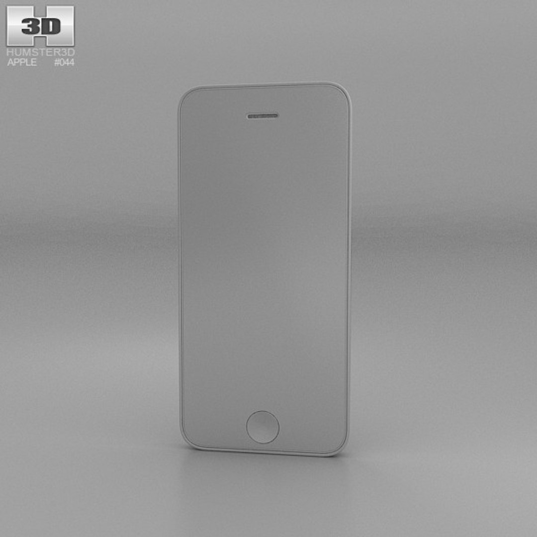 apple 5c iphone 3d model