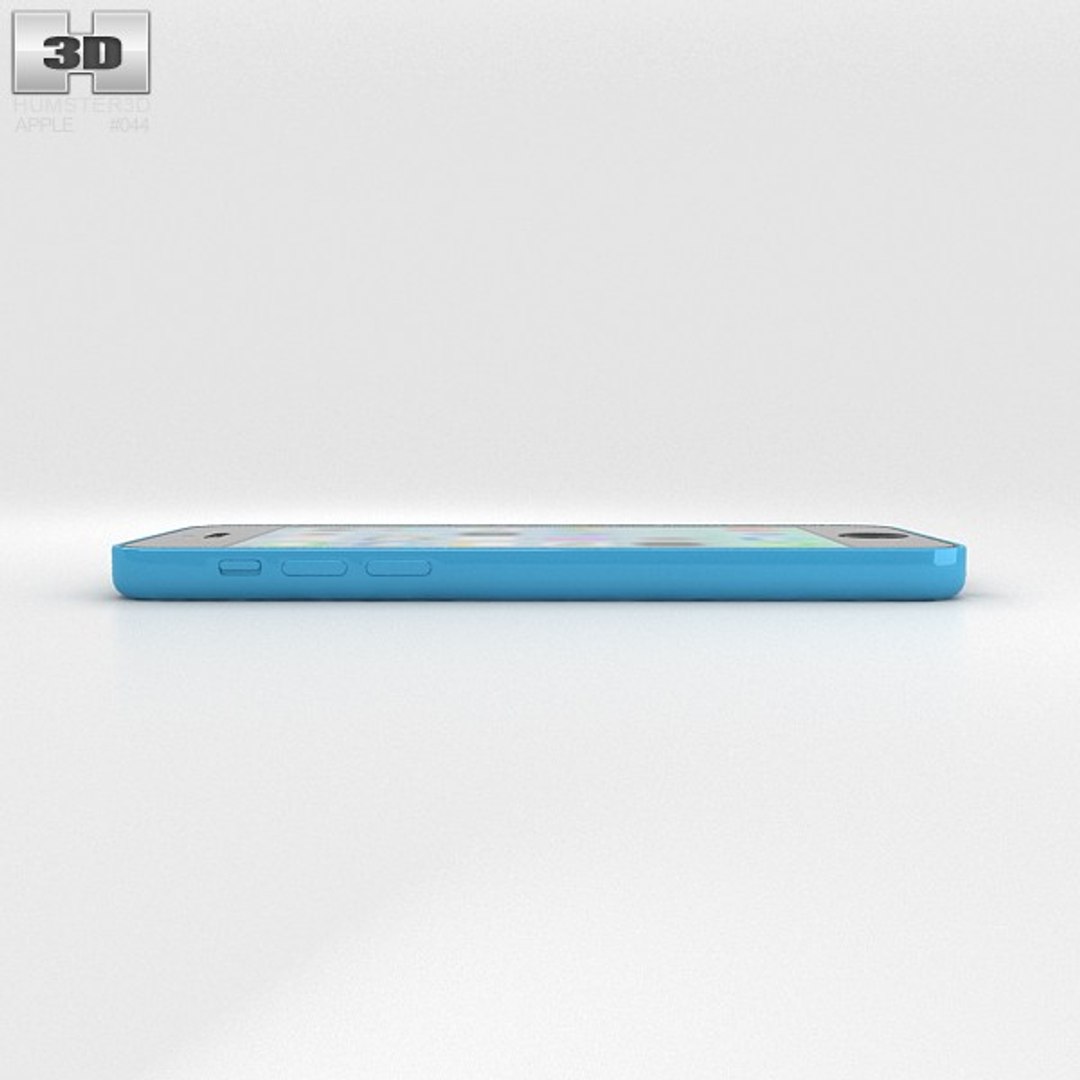 apple 5c iphone 3d model