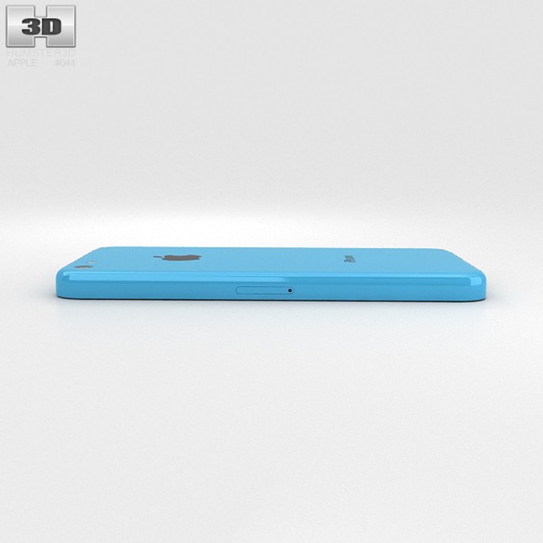 apple 5c iphone 3d model