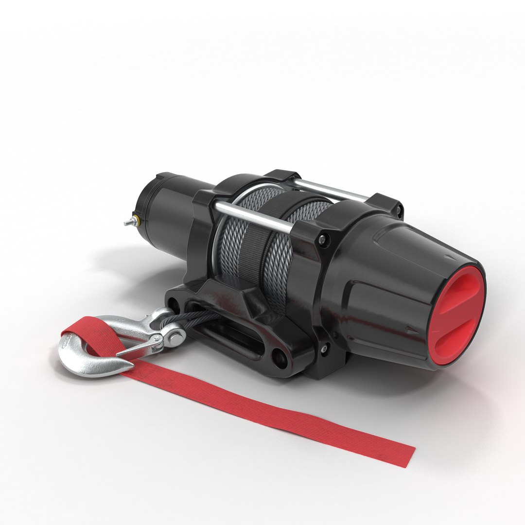 Electric Winch 3D Model - TurboSquid 2112539