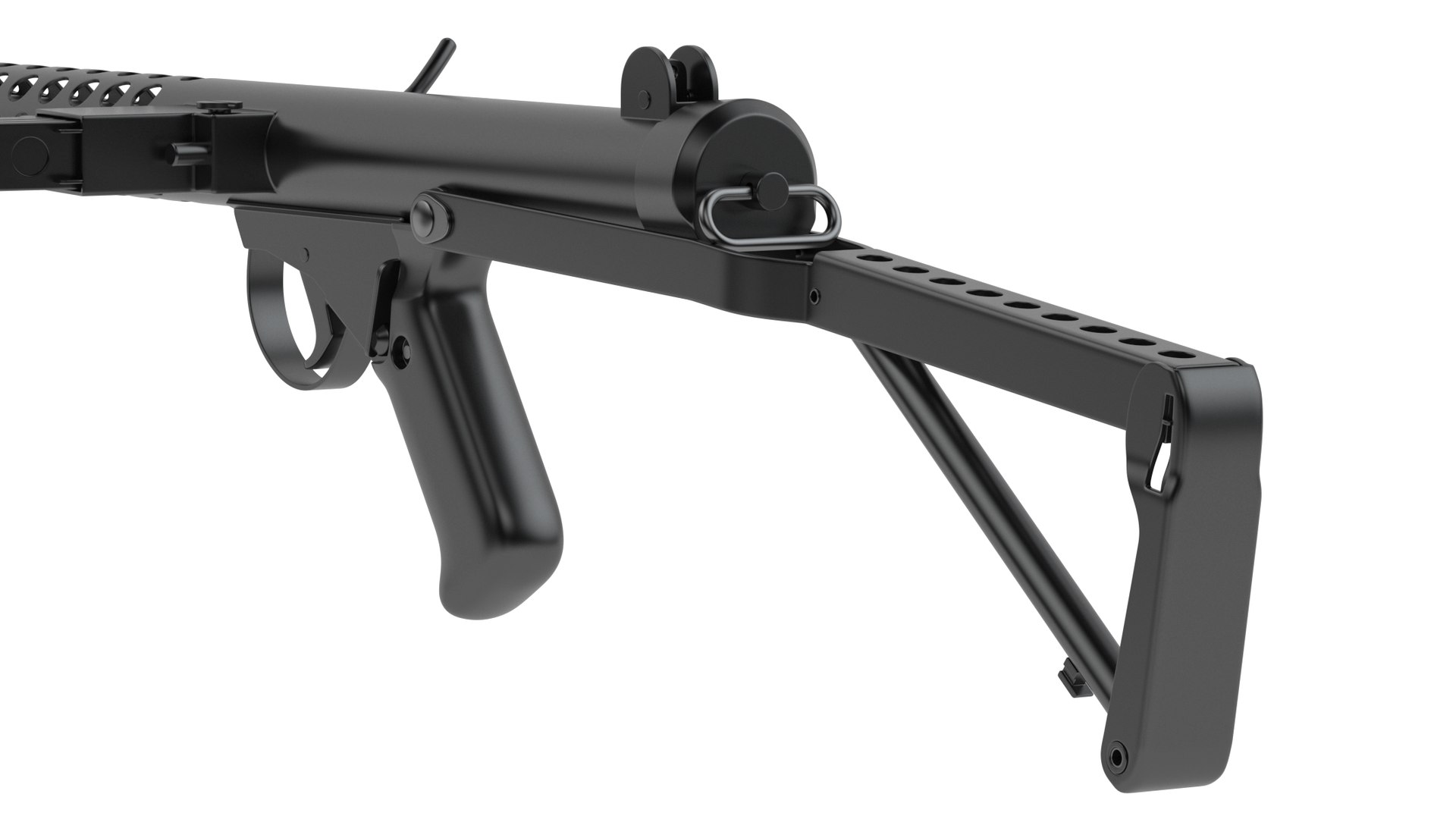 Sterling submachine gun 3D model - TurboSquid 1793279