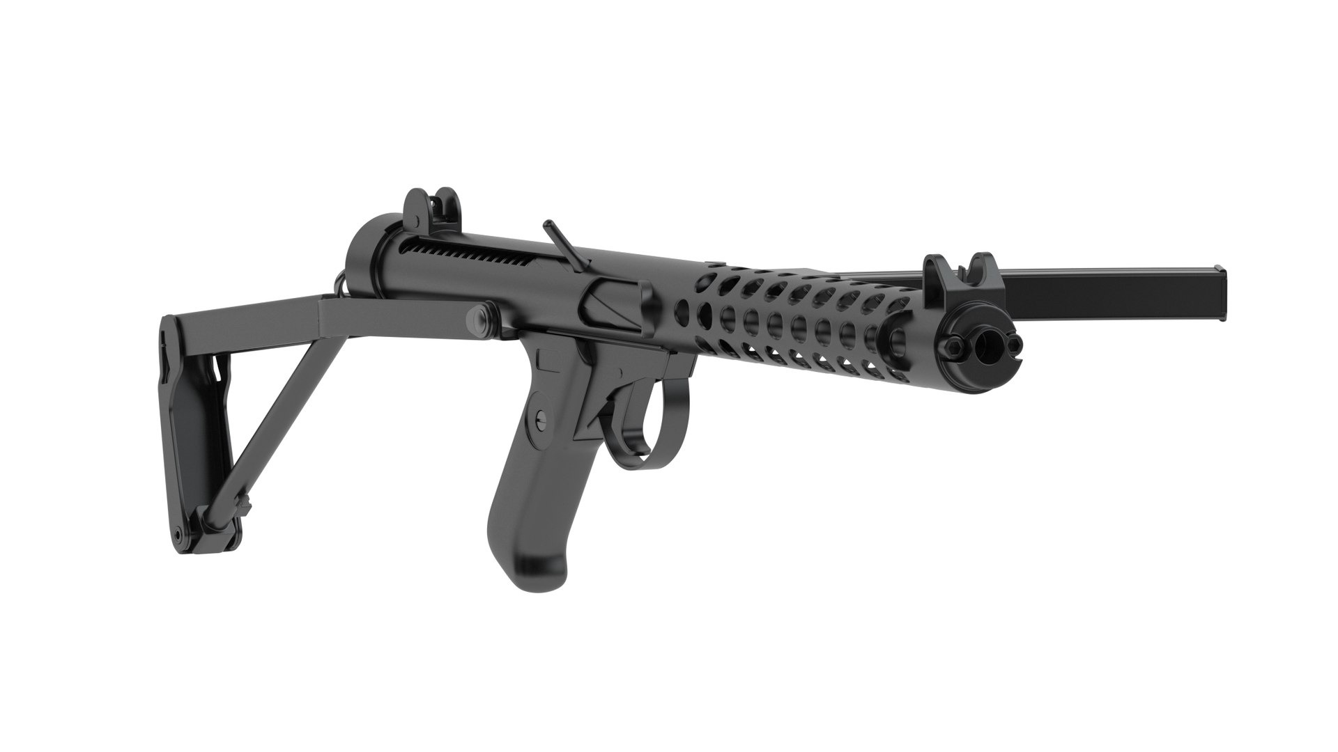 Sterling Submachine Gun 3D Model - TurboSquid 1793279