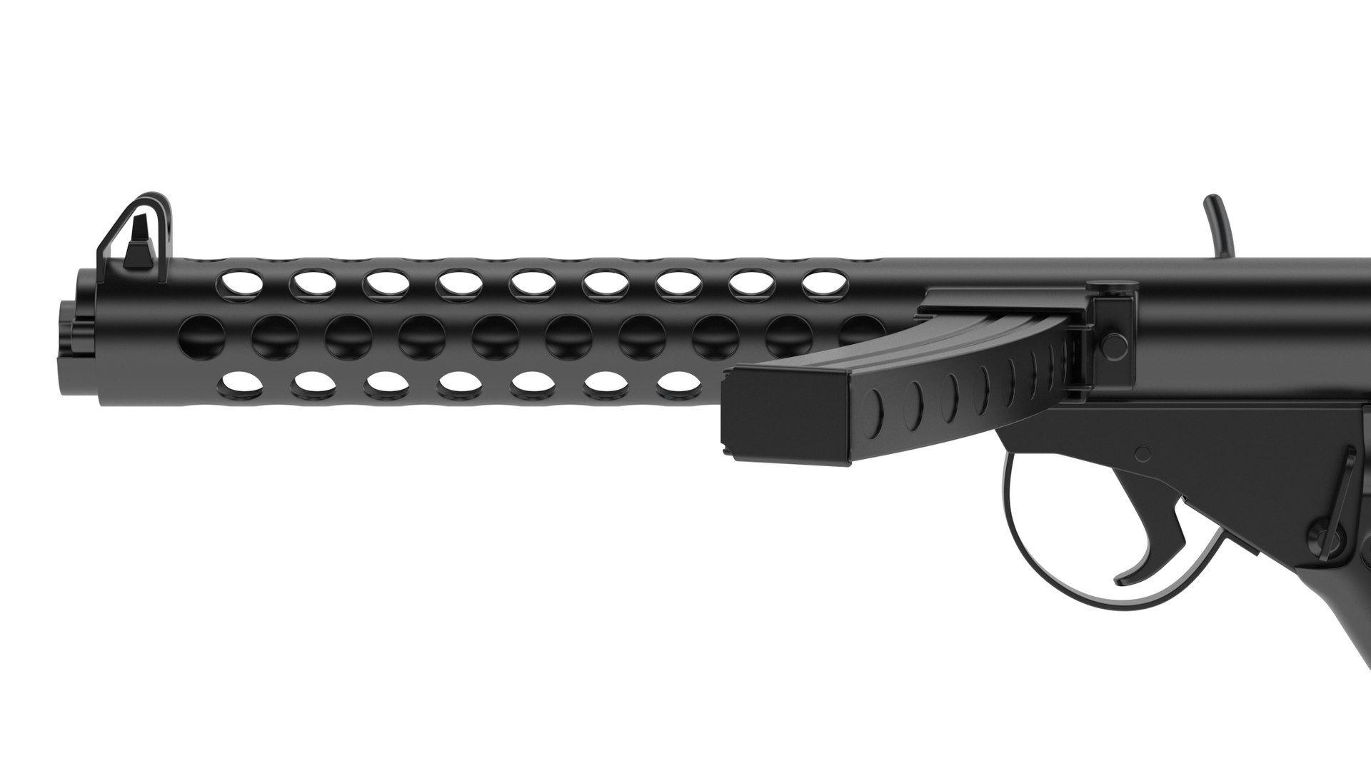 Sterling Submachine Gun 3D Model - TurboSquid 1793279