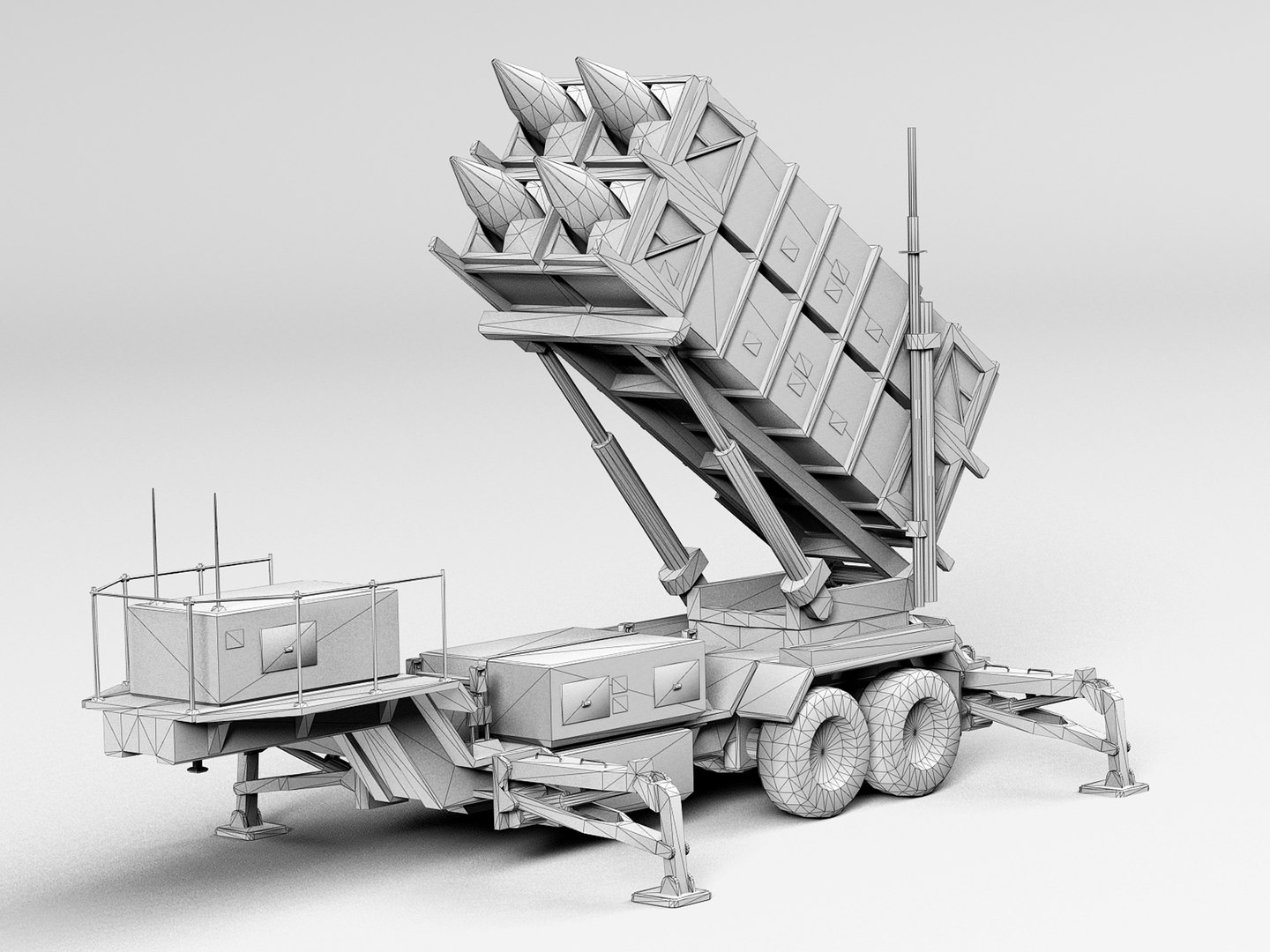 Patriot complex 3D model - TurboSquid 1886076