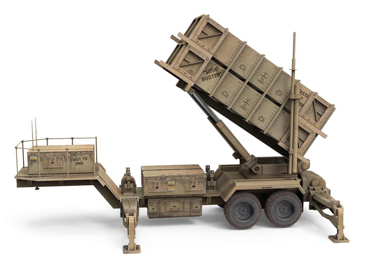 Patriot Complex 3D Model - TurboSquid 1886076