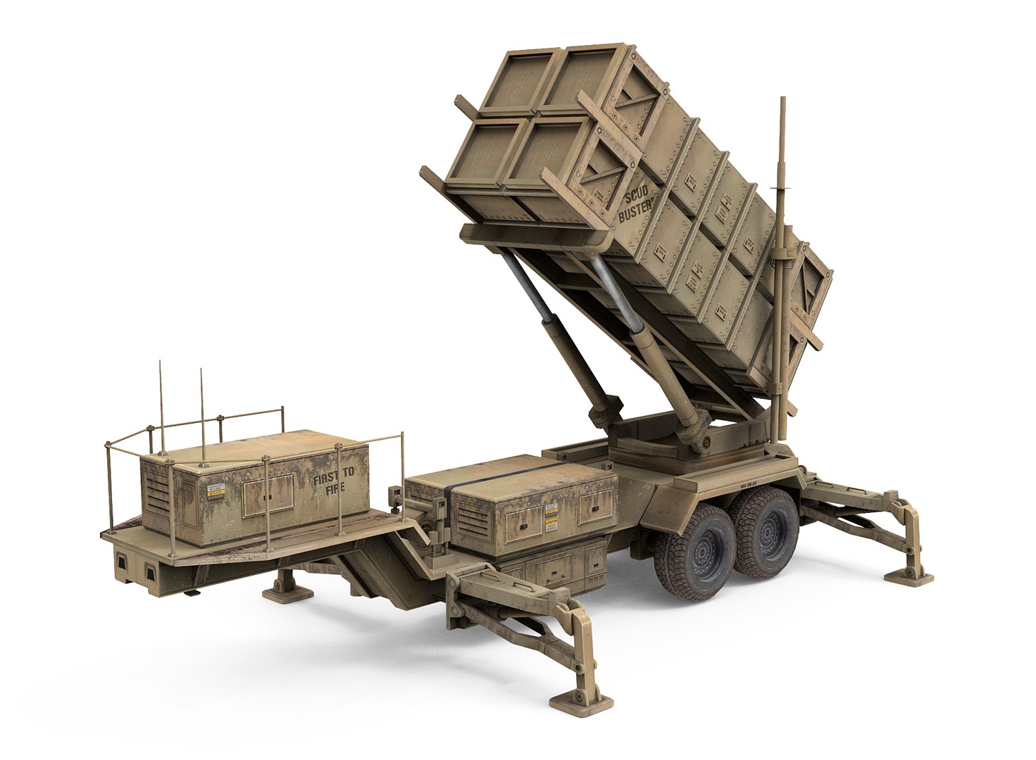 Patriot Complex 3D Model - TurboSquid 1886076