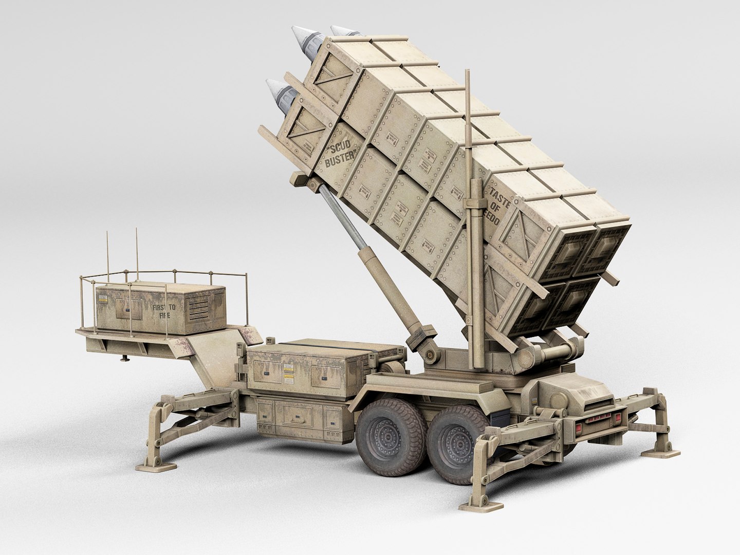 Patriot complex 3D model - TurboSquid 1886076