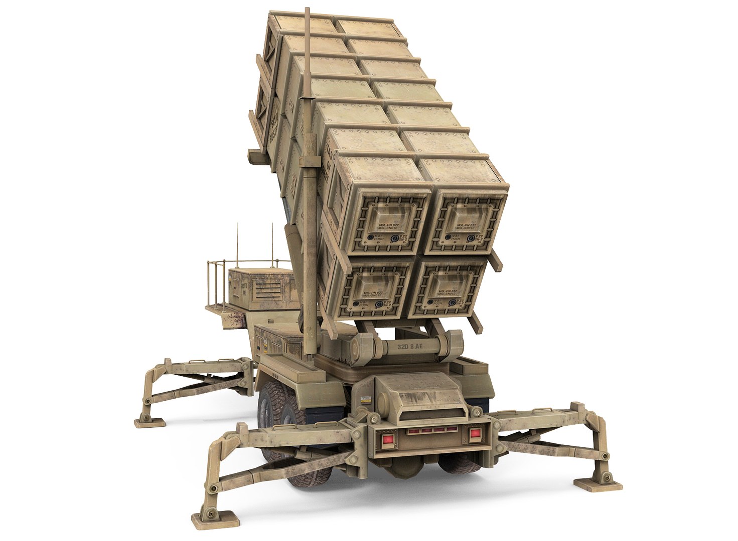 Patriot Complex 3D Model - TurboSquid 1886076