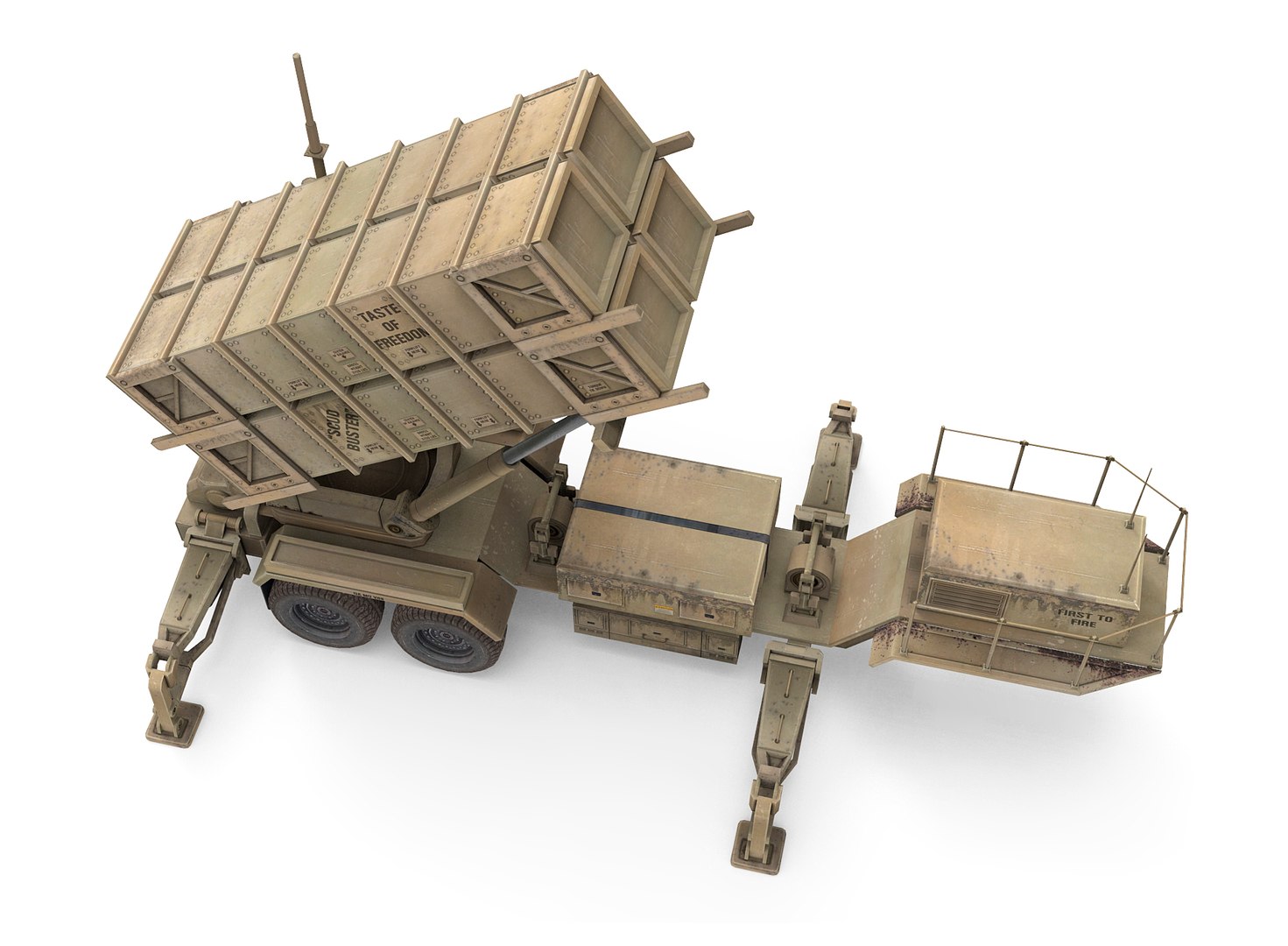 Patriot Complex 3D Model - TurboSquid 1886076