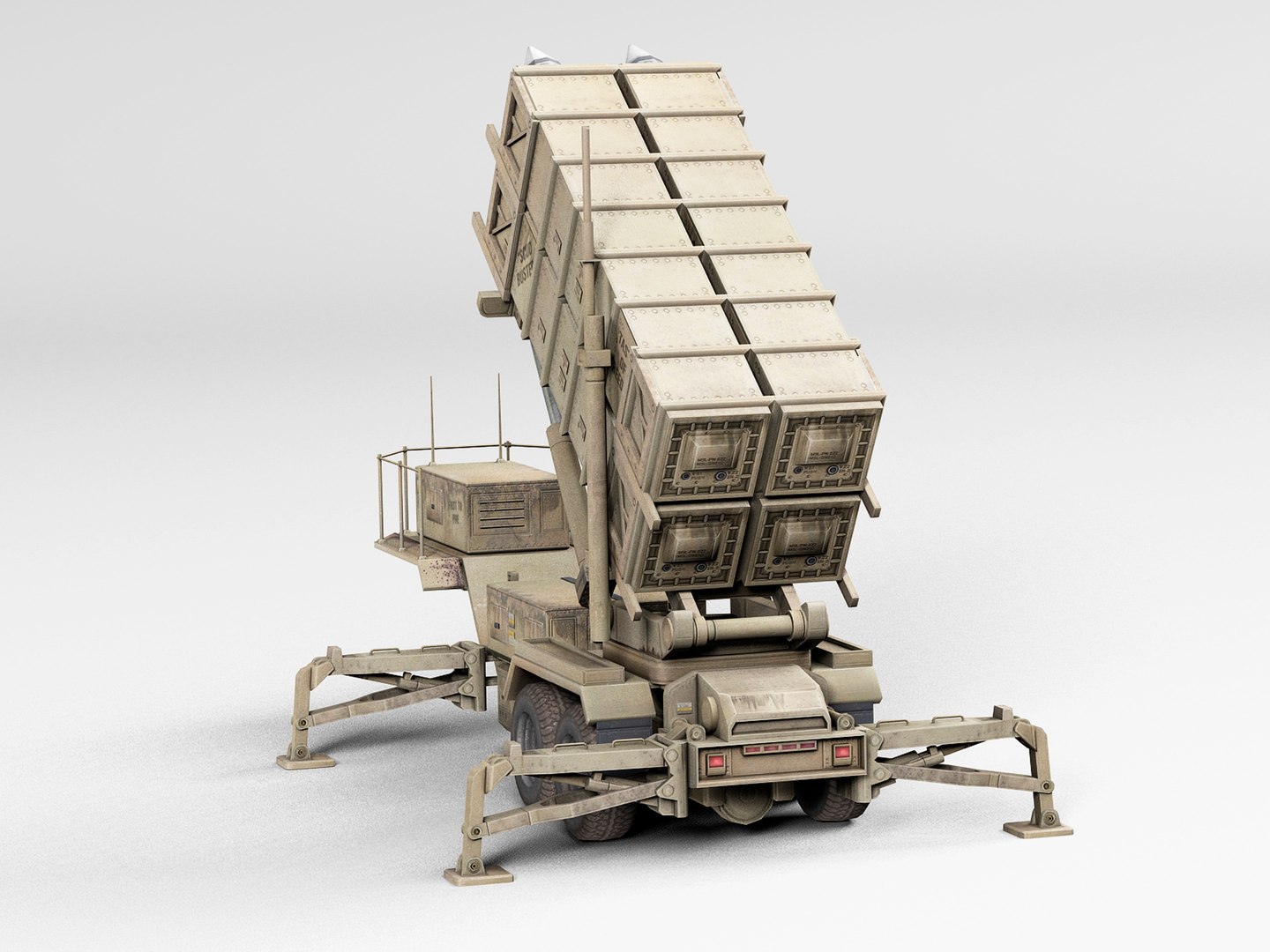Patriot complex 3D model - TurboSquid 1886076