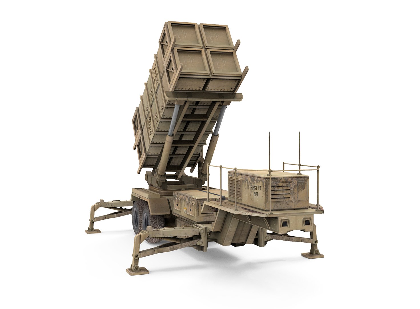 Patriot Complex 3D Model - TurboSquid 1886076