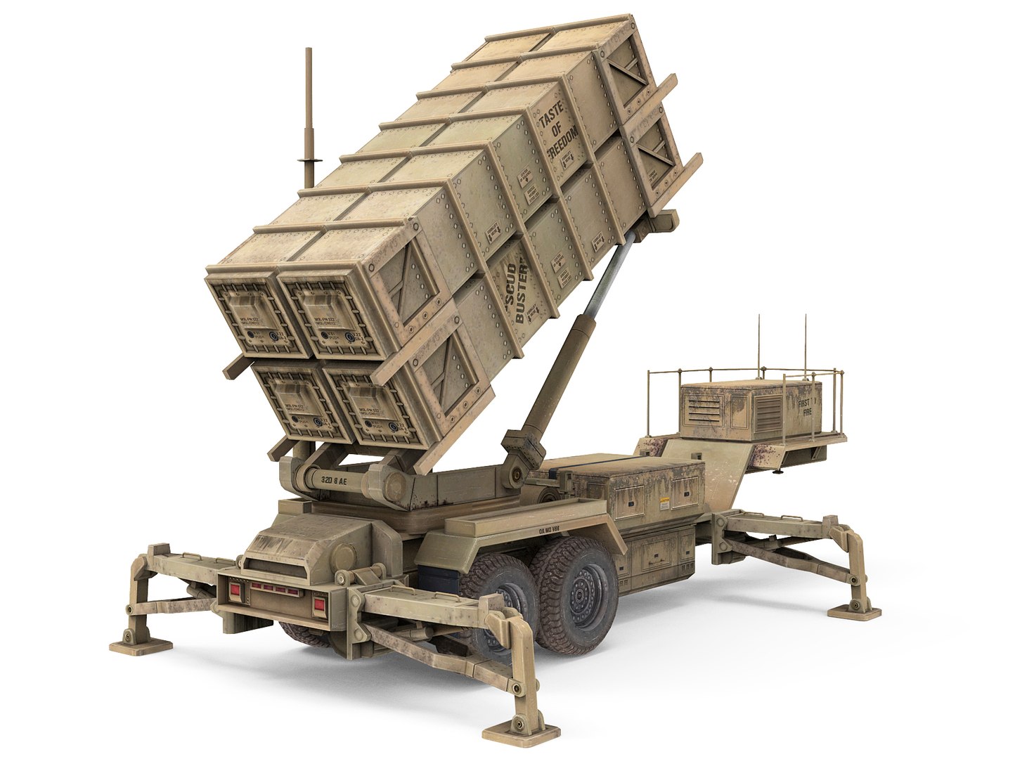 Patriot Complex 3D Model - TurboSquid 1886076