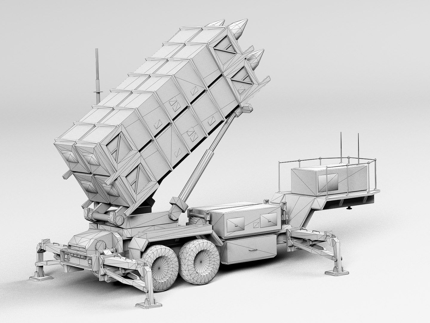 Patriot complex 3D model - TurboSquid 1886076