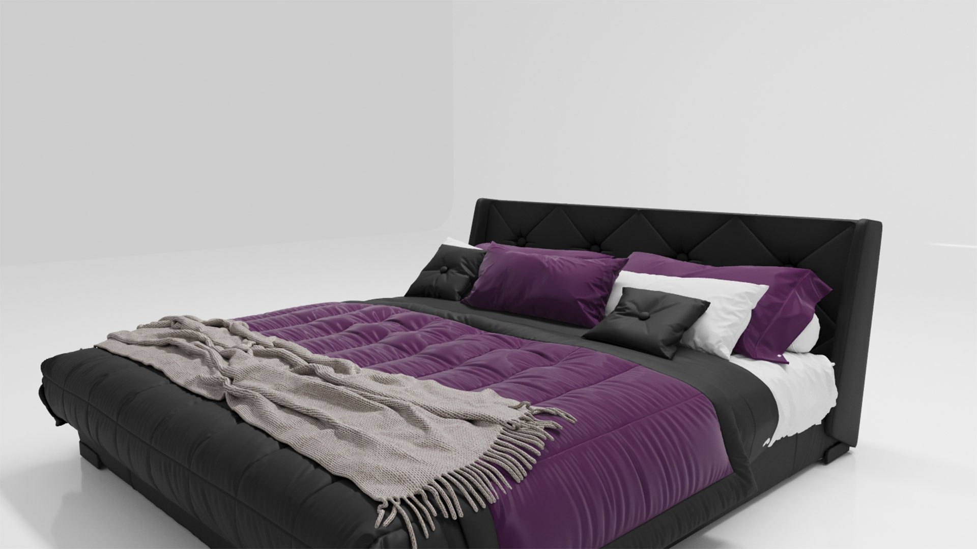 3D Bed Object Scene - TurboSquid 2176201