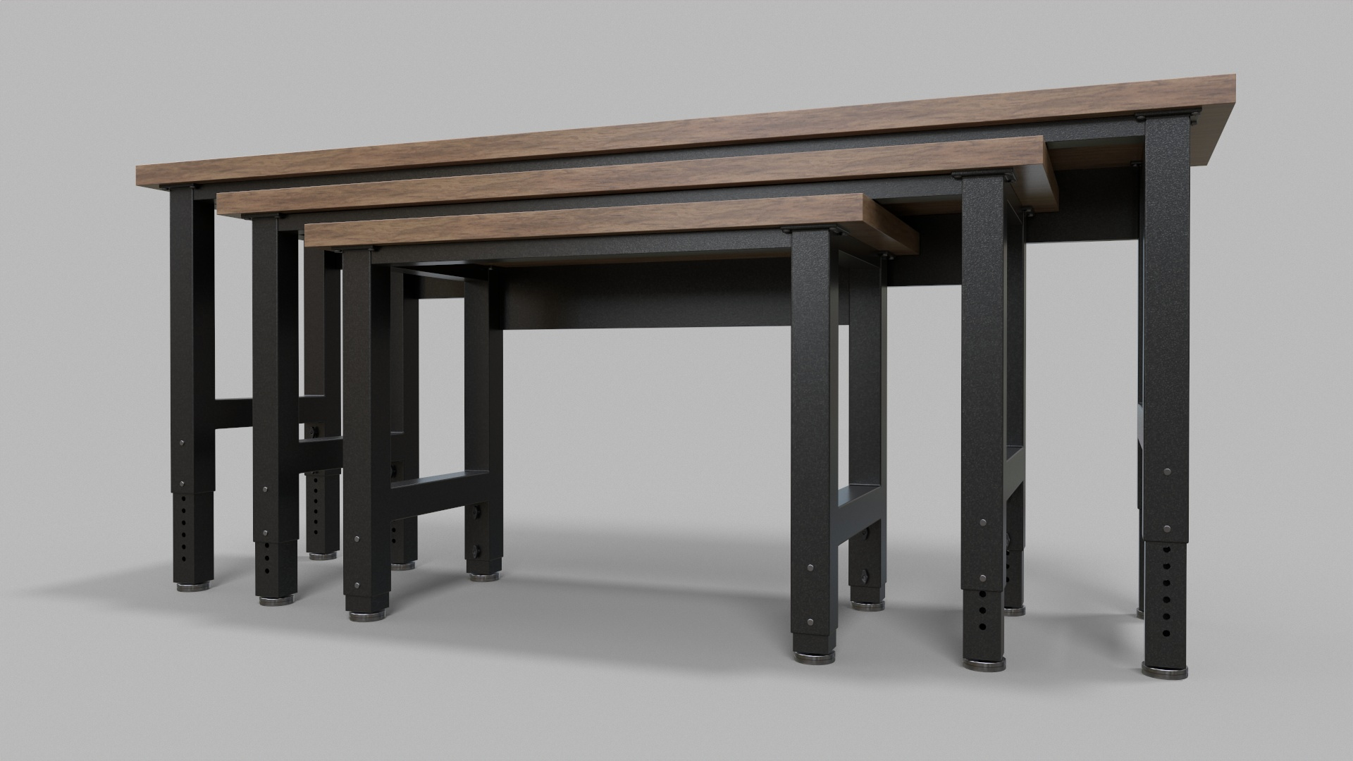 3D 1 Adjustable Height Workbench 3 In 1 - TurboSquid 2039187