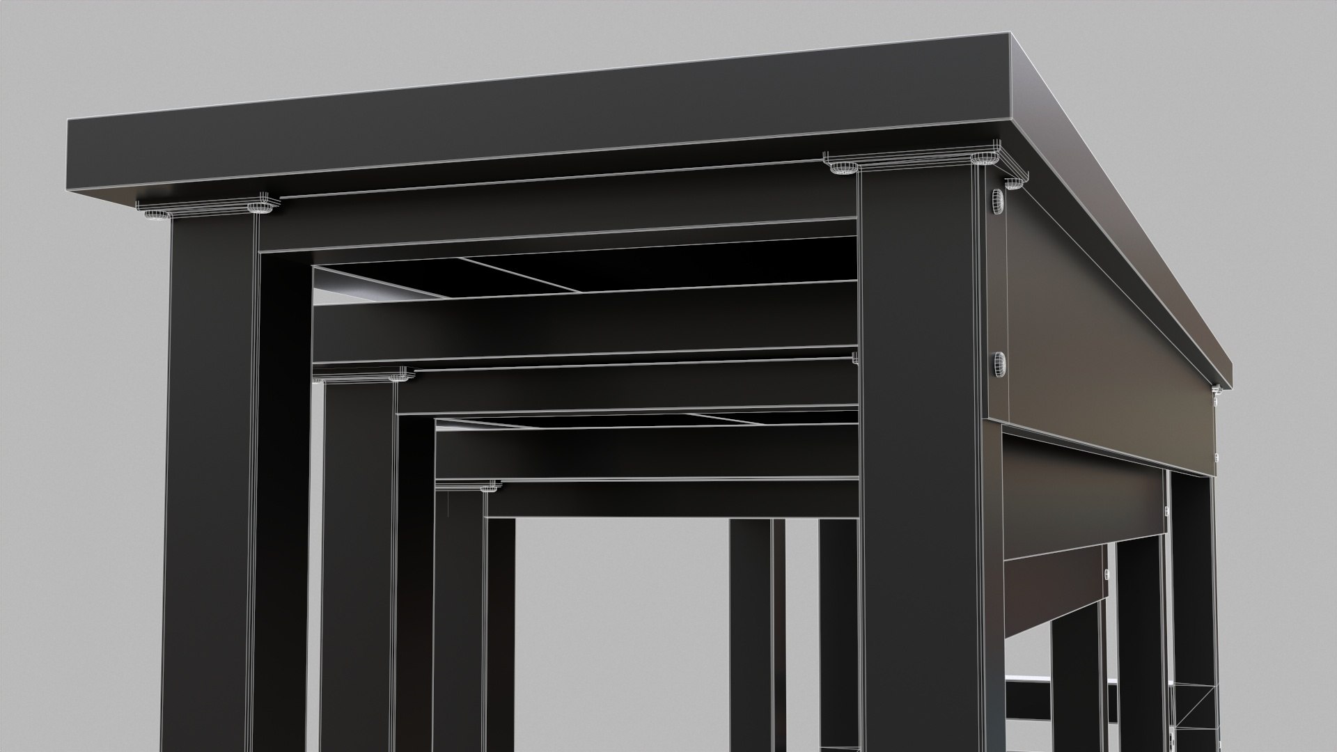 3D 1 Adjustable Height Workbench 3 In 1 - TurboSquid 2039187