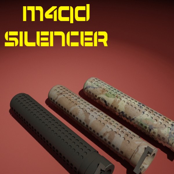 M4 QD 소음기 3D 모델 - TurboSquid 467215