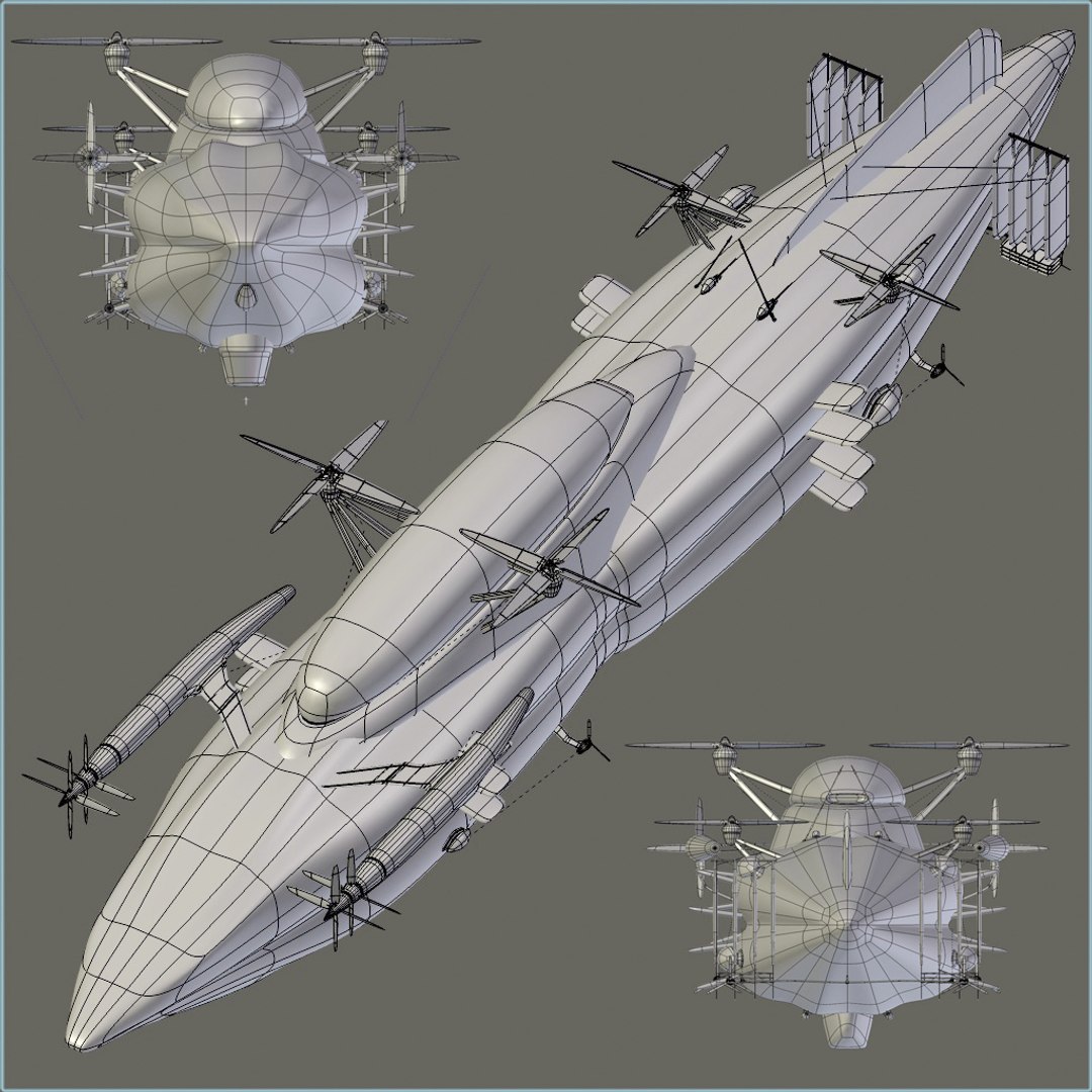 Blend Airship Goliath 007