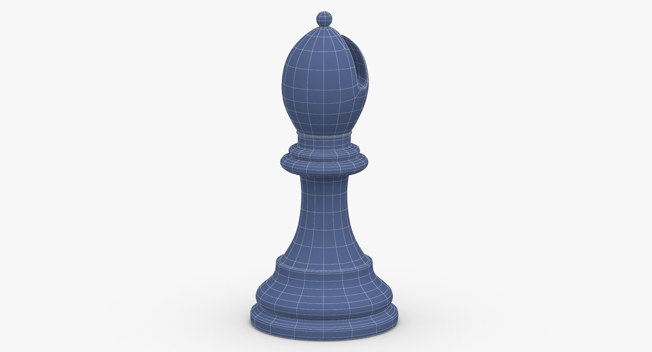 3D chess piece 02 bishop model - TurboSquid 1599014