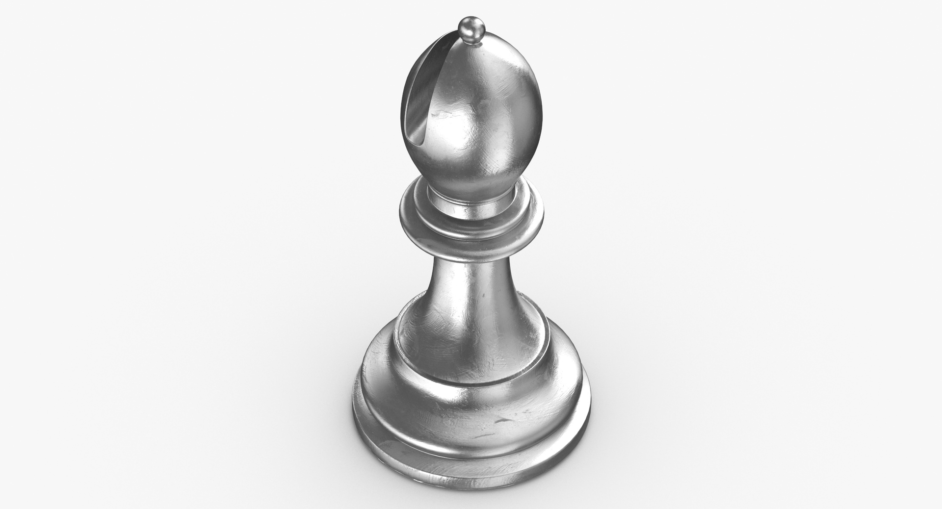 3D chess piece 02 bishop model - TurboSquid 1599014