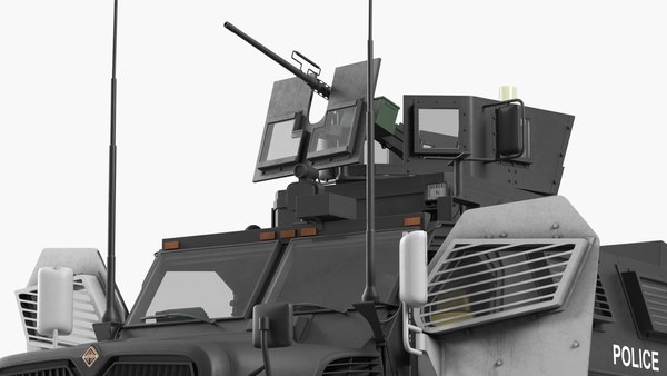 警察車両 MRAP インターナショナル MaxxPro Rigged3Dモデル - TurboSquid 1993553