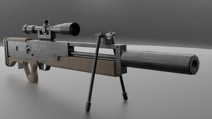 Animated Sniper Rifle 3D Models for Download | TurboSquid