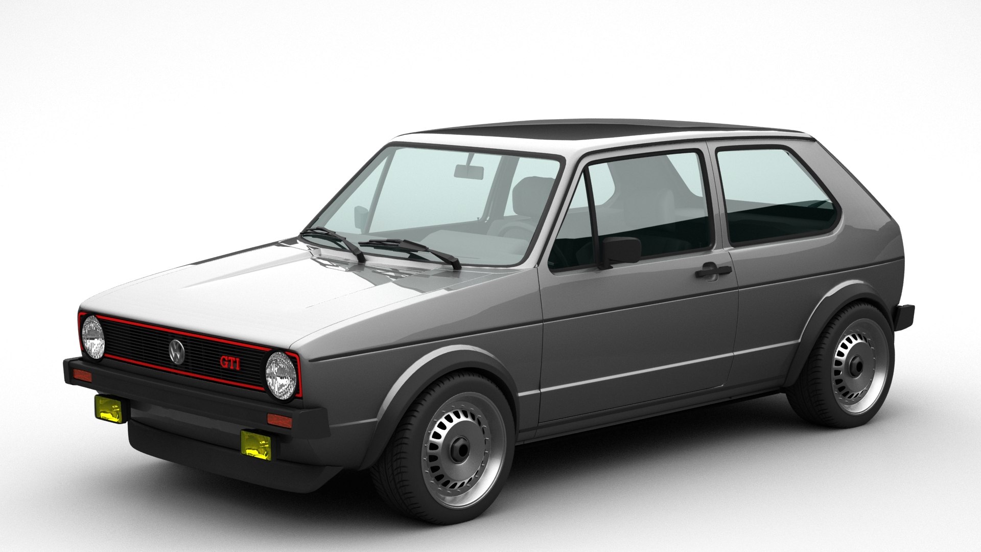 Volkswagen Golf Mk1 3D - TurboSquid 2011633