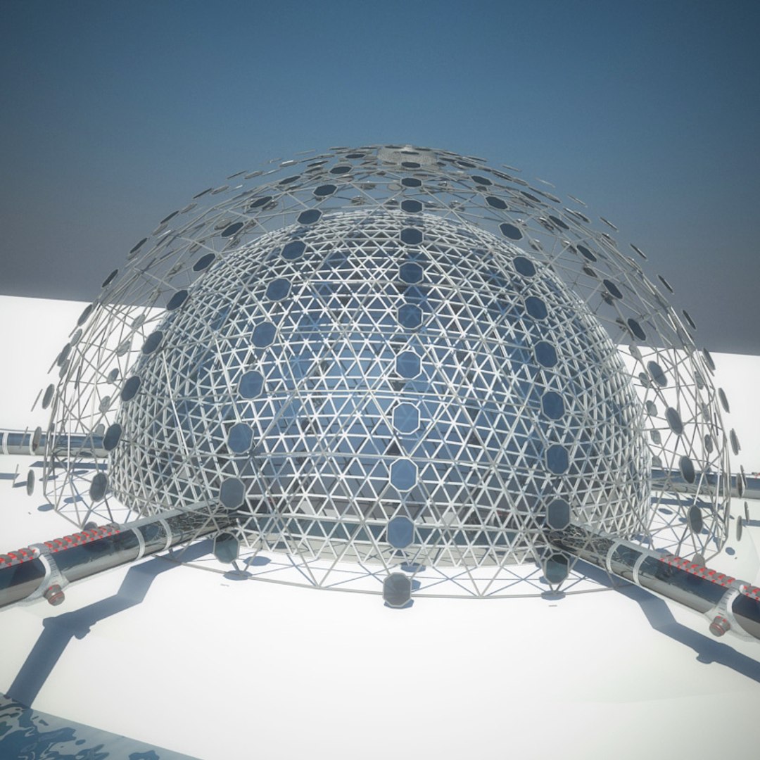 3d modern architecture - igloo model