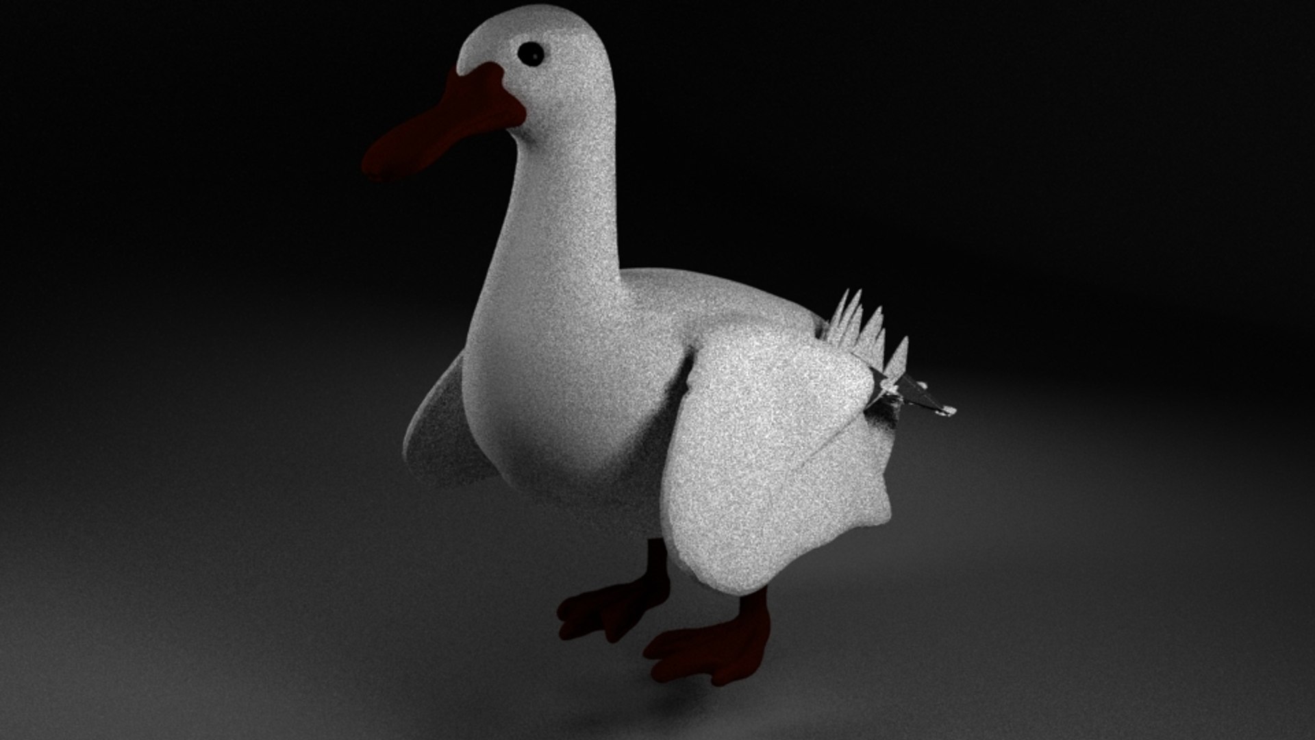 3d Model Duck Rig
