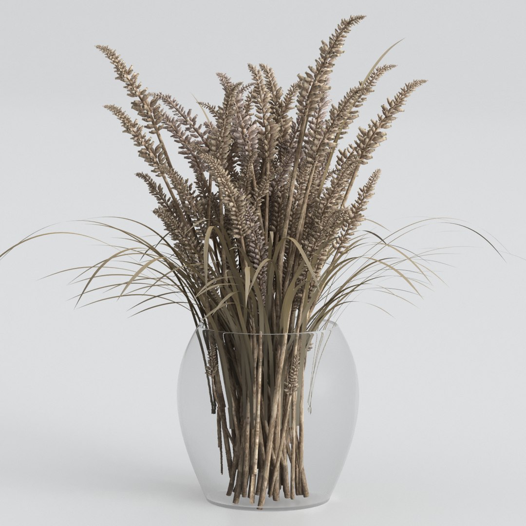 Dried Flower Bouquet 3D Model - TurboSquid 1492285