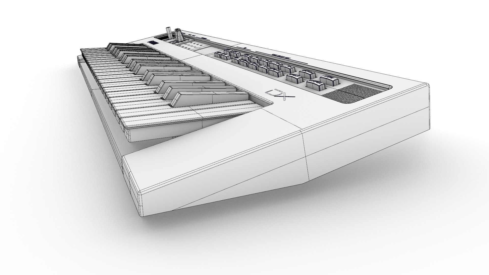 YAMAHA REFACE DX 3D Model - TurboSquid 2282546