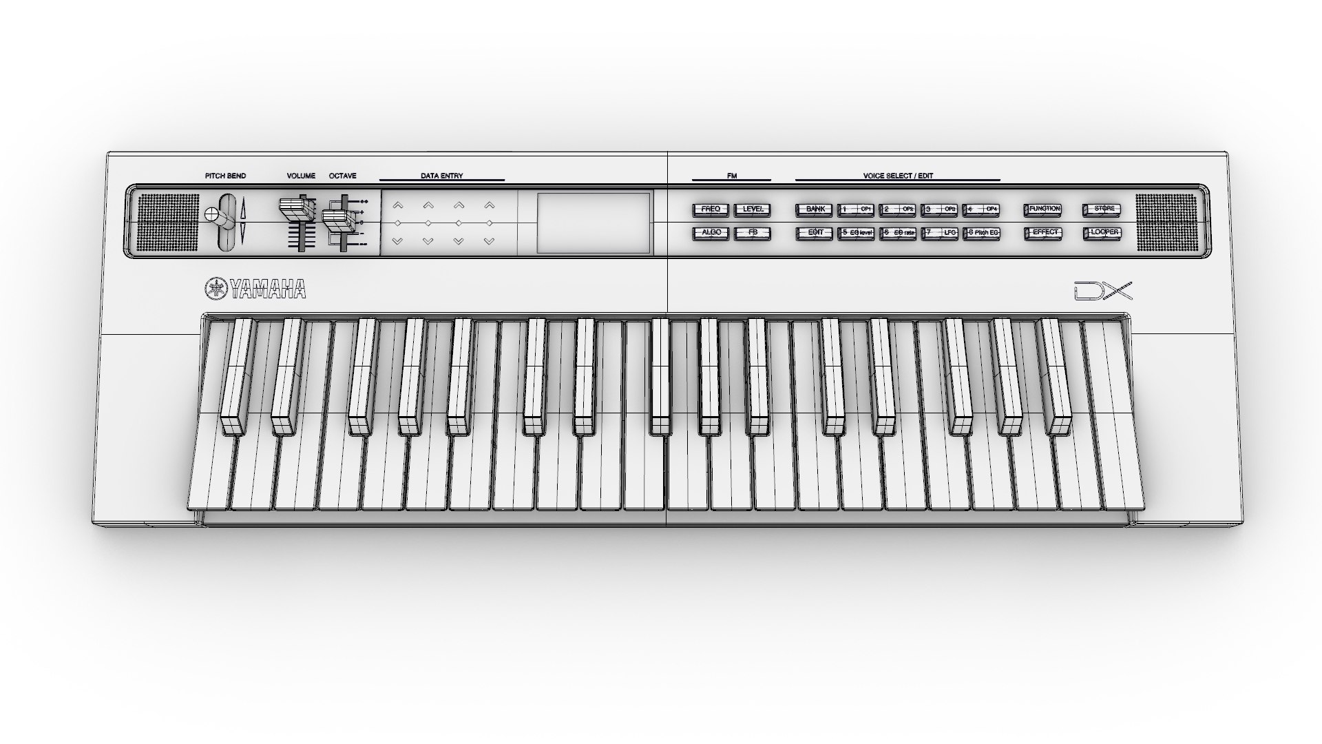 YAMAHA REFACE DX 3D Model - TurboSquid 2282546