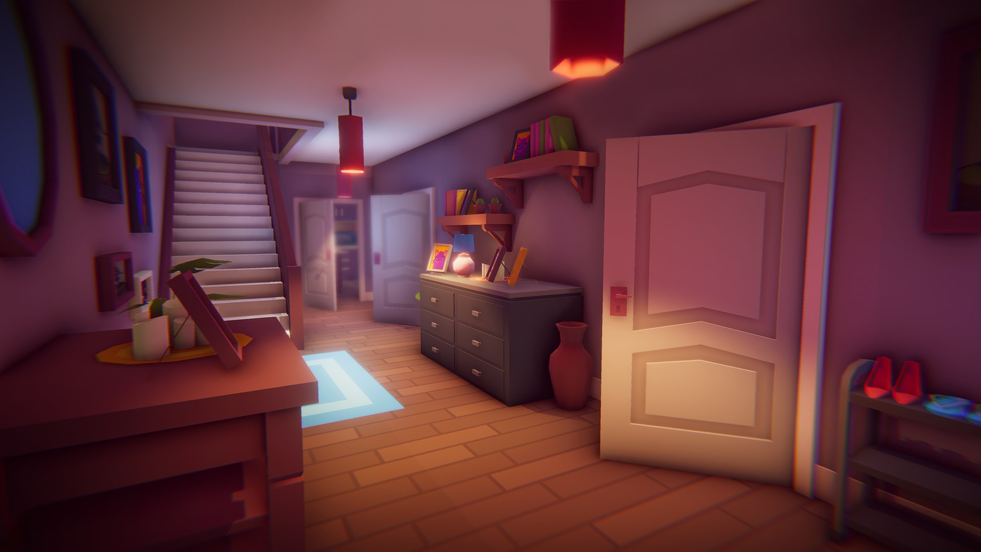 3D Model Low Poly House Interior - TurboSquid 1937235