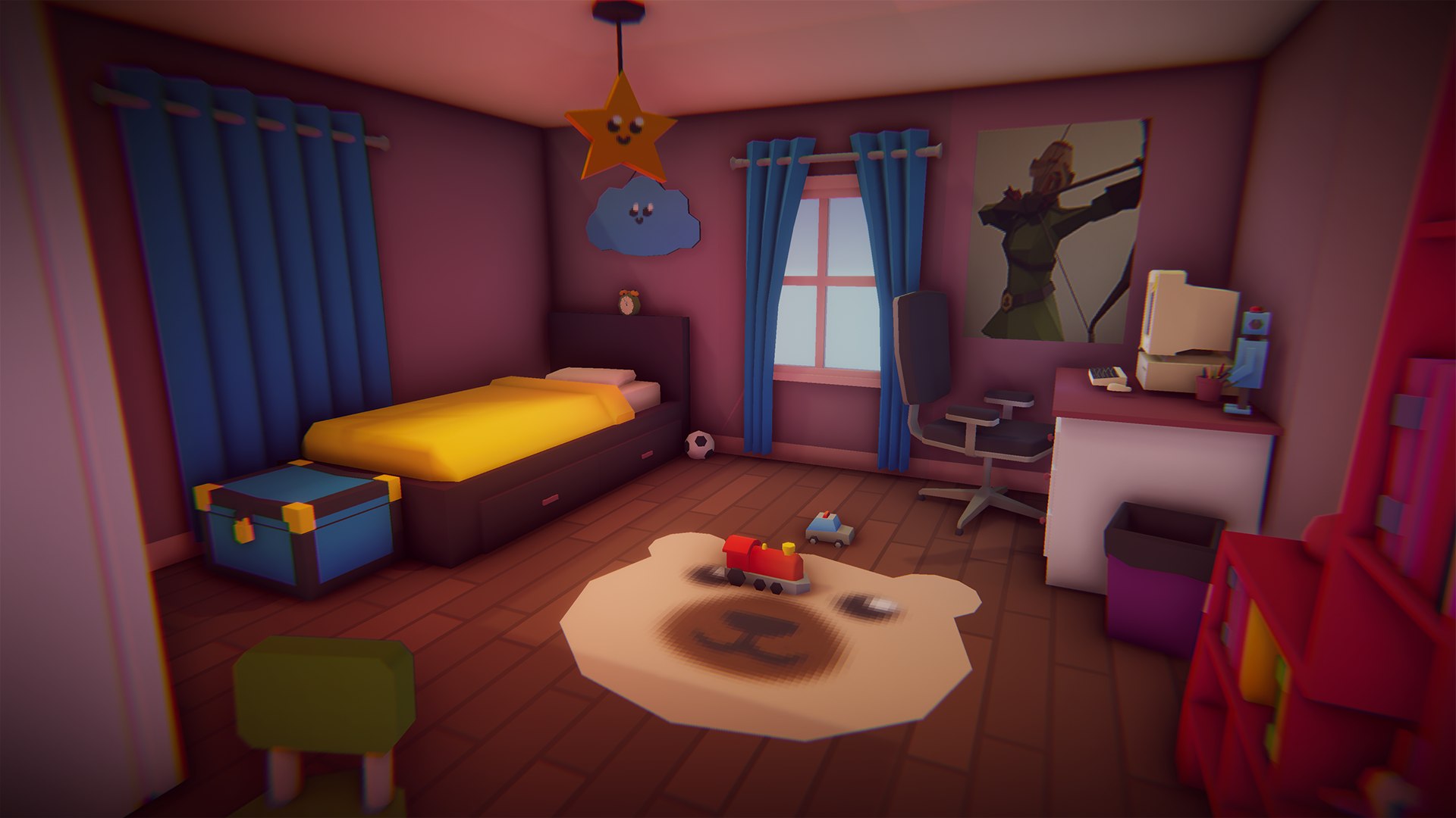 3D Model Low Poly House Interior - TurboSquid 1937235