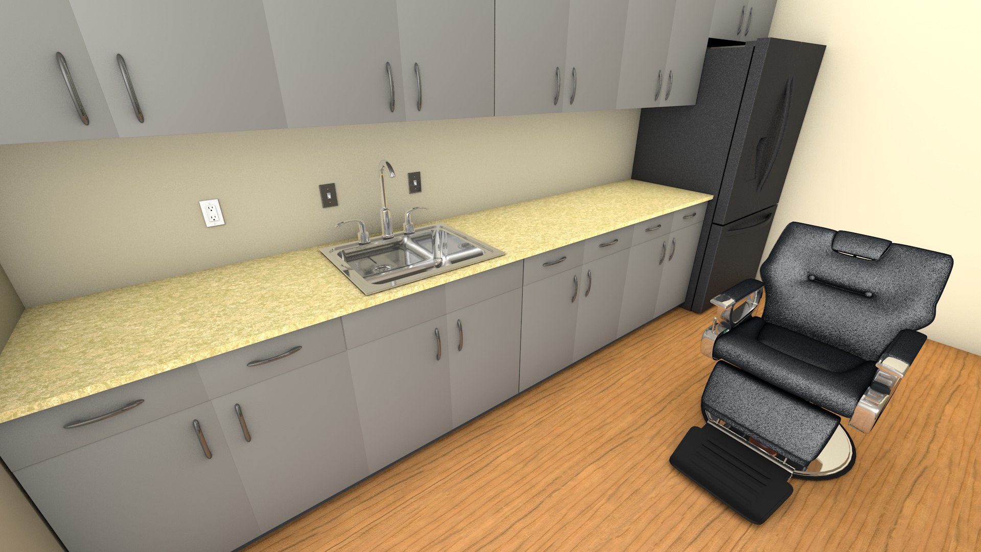 White House Room 350 Barber 3D Model - TurboSquid 2107473