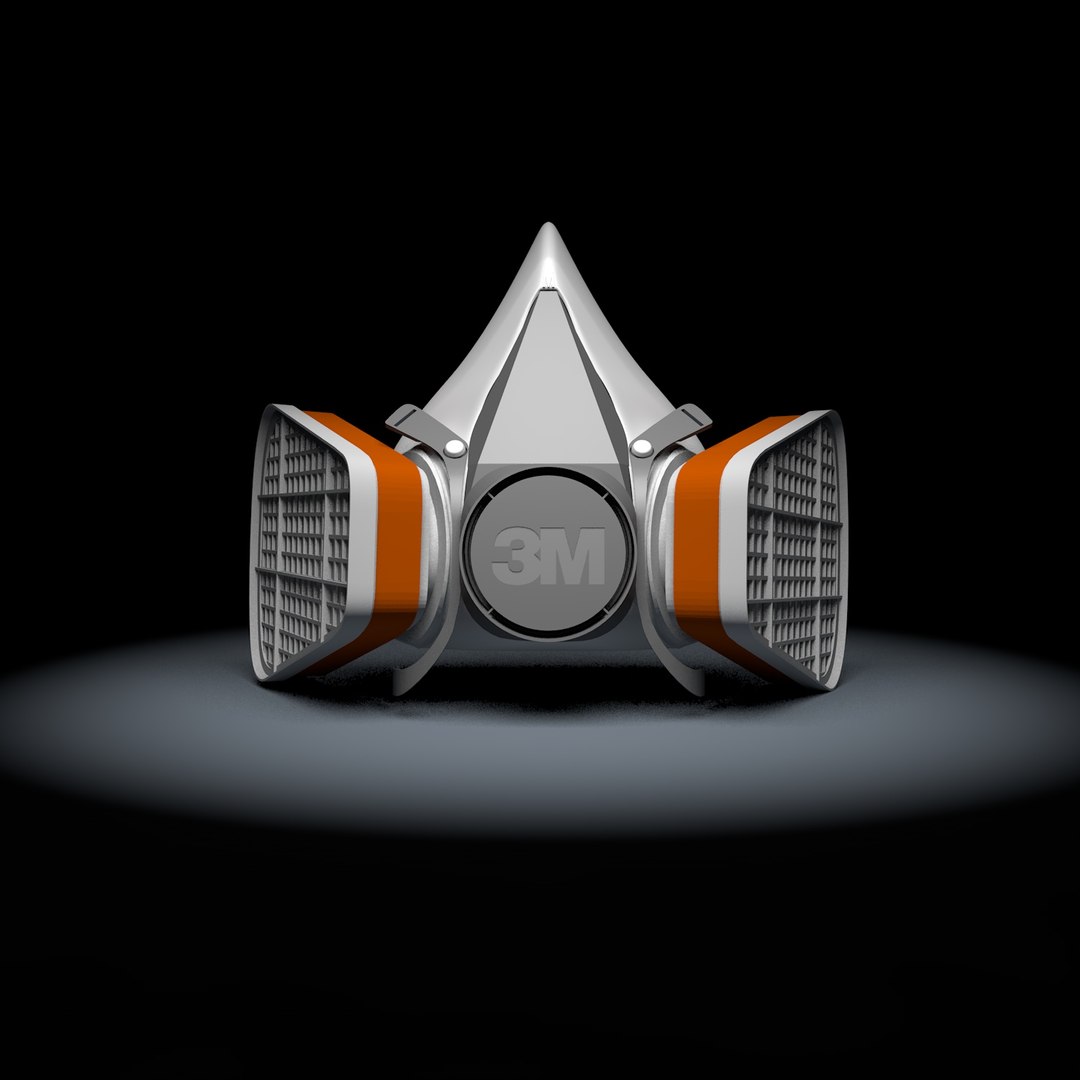 3D resperator half-mask - TurboSquid 1218602