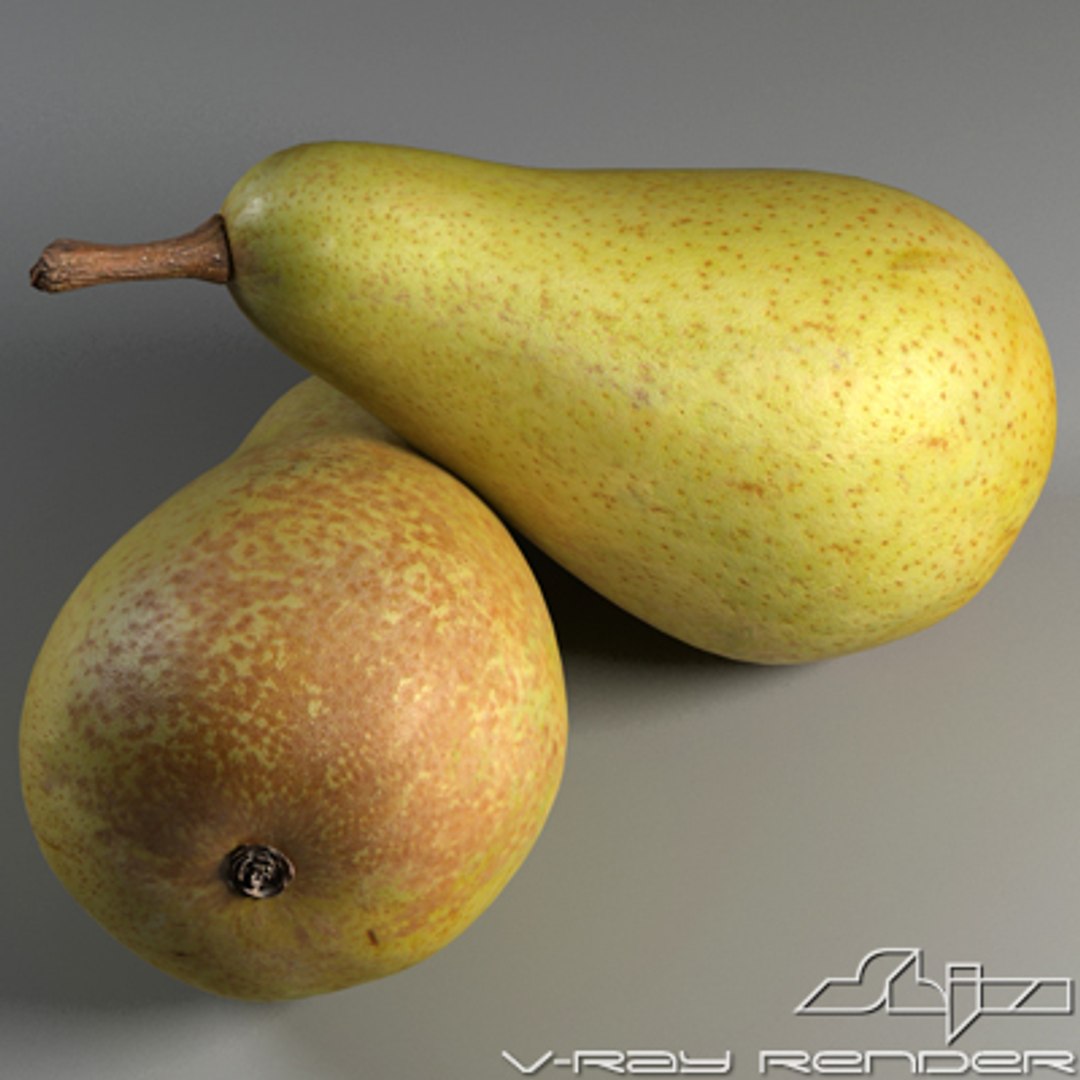 Pear V-ray 3d 3ds
