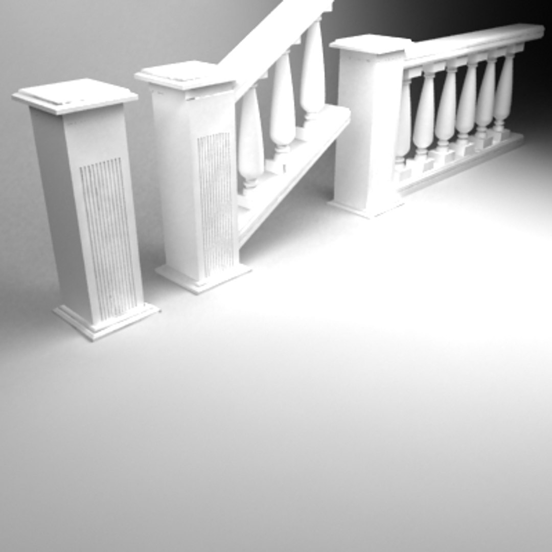 3d Model Handrail