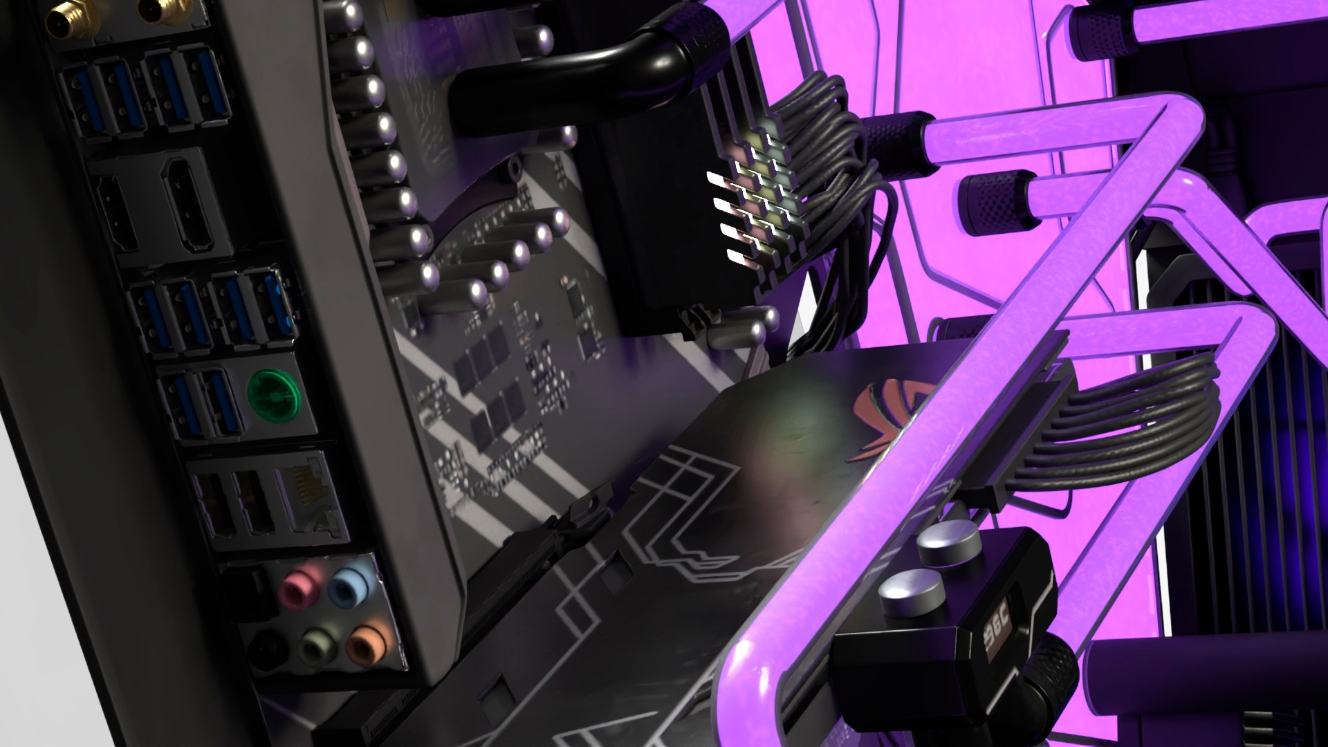 3D Gaming PC On State Open Model - TurboSquid 2270248