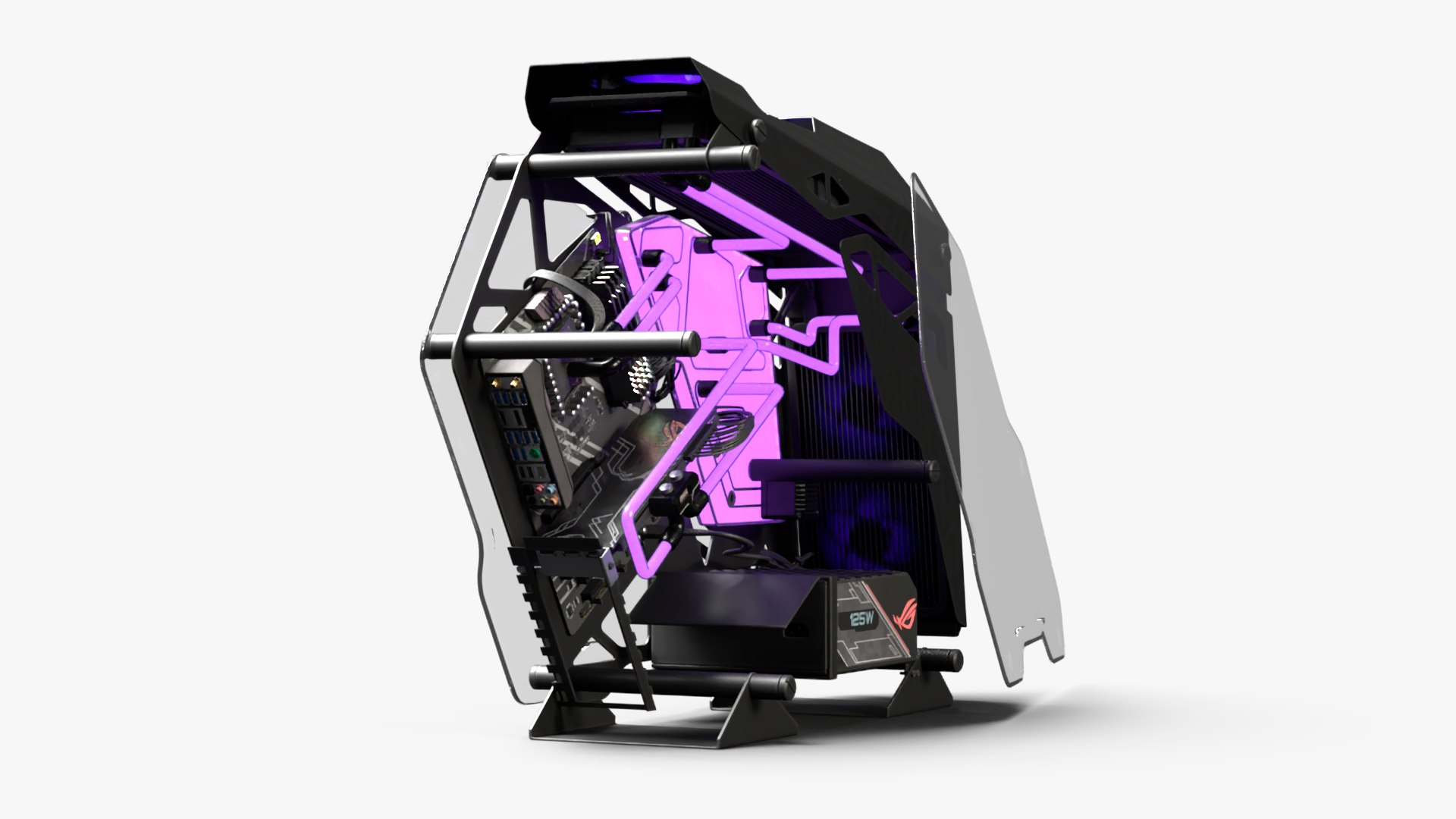 3D Gaming PC On State Open Model - TurboSquid 2270248