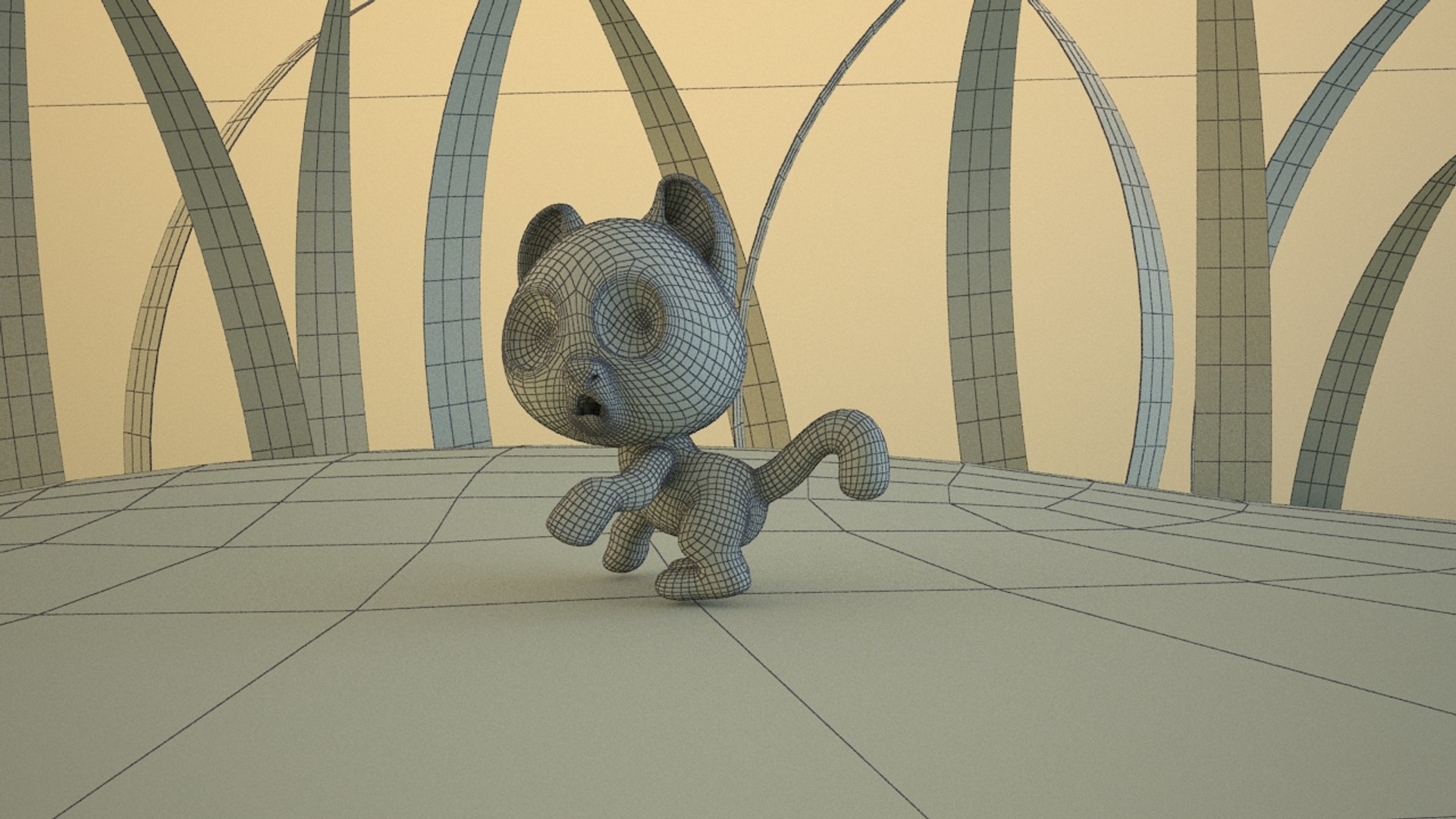 Cartoon Fun Cat 3D - TurboSquid 1274905