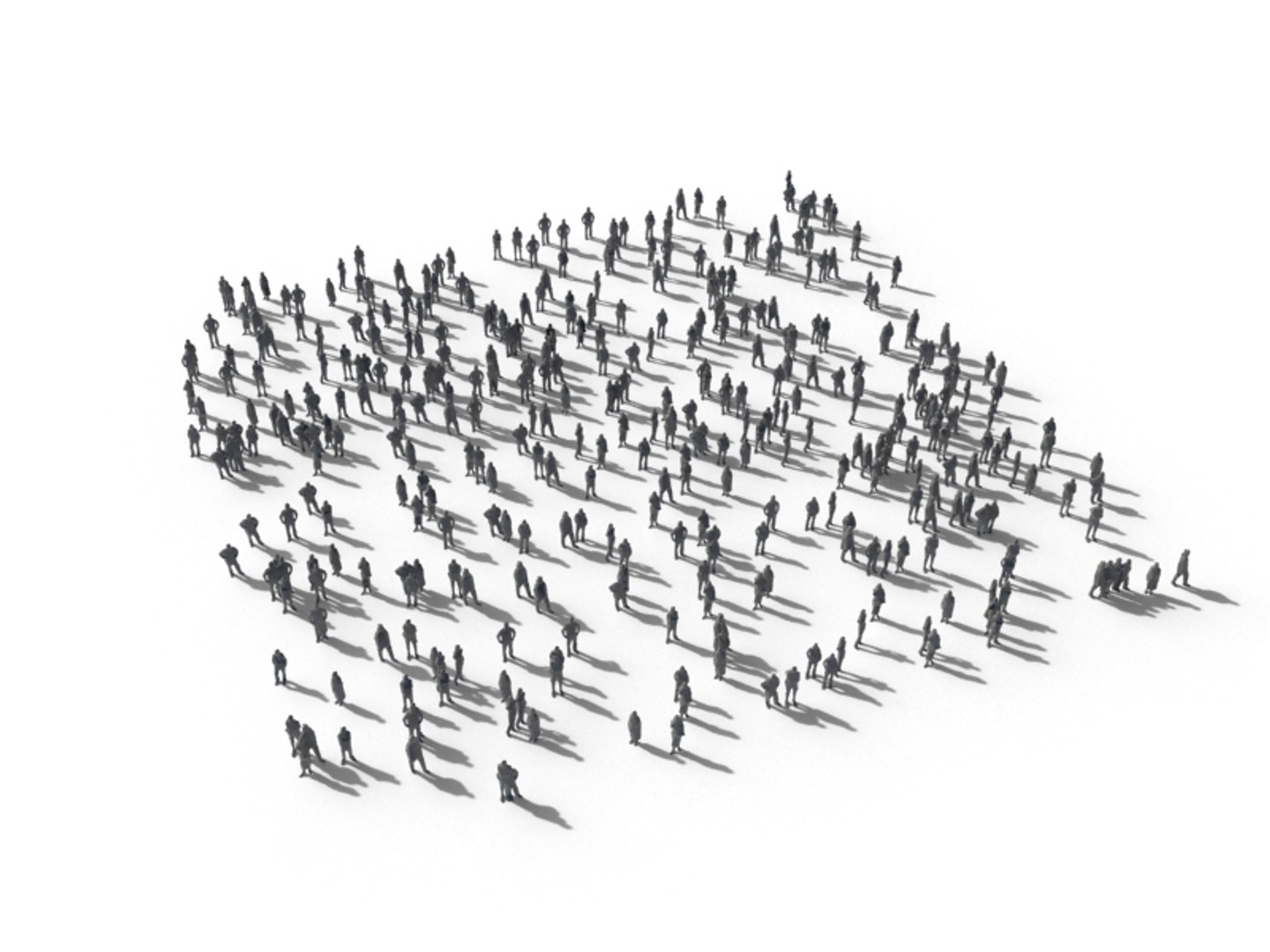 3ds Max People Crowd