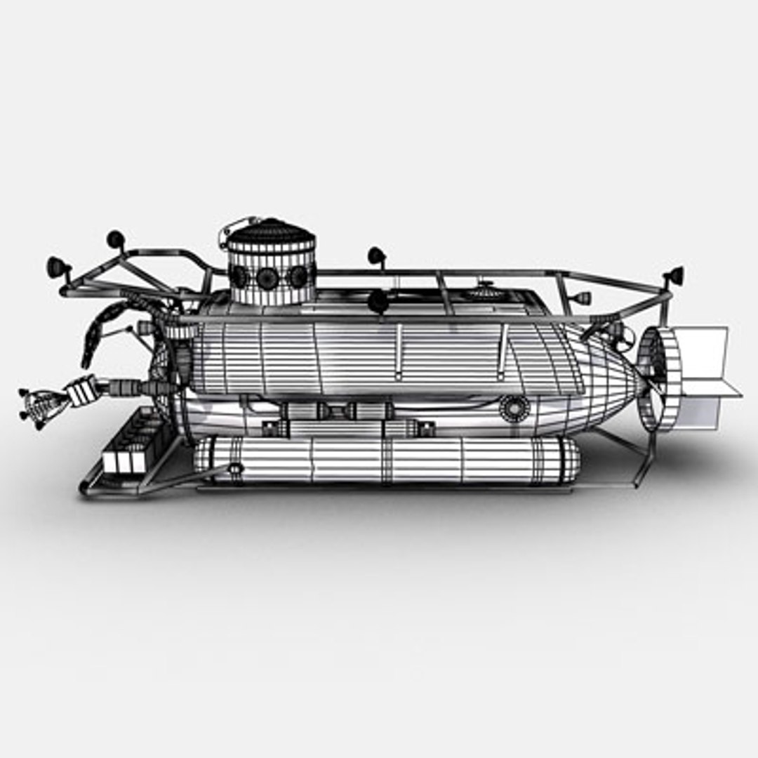 Bathyscaphe Clelia 3d Model