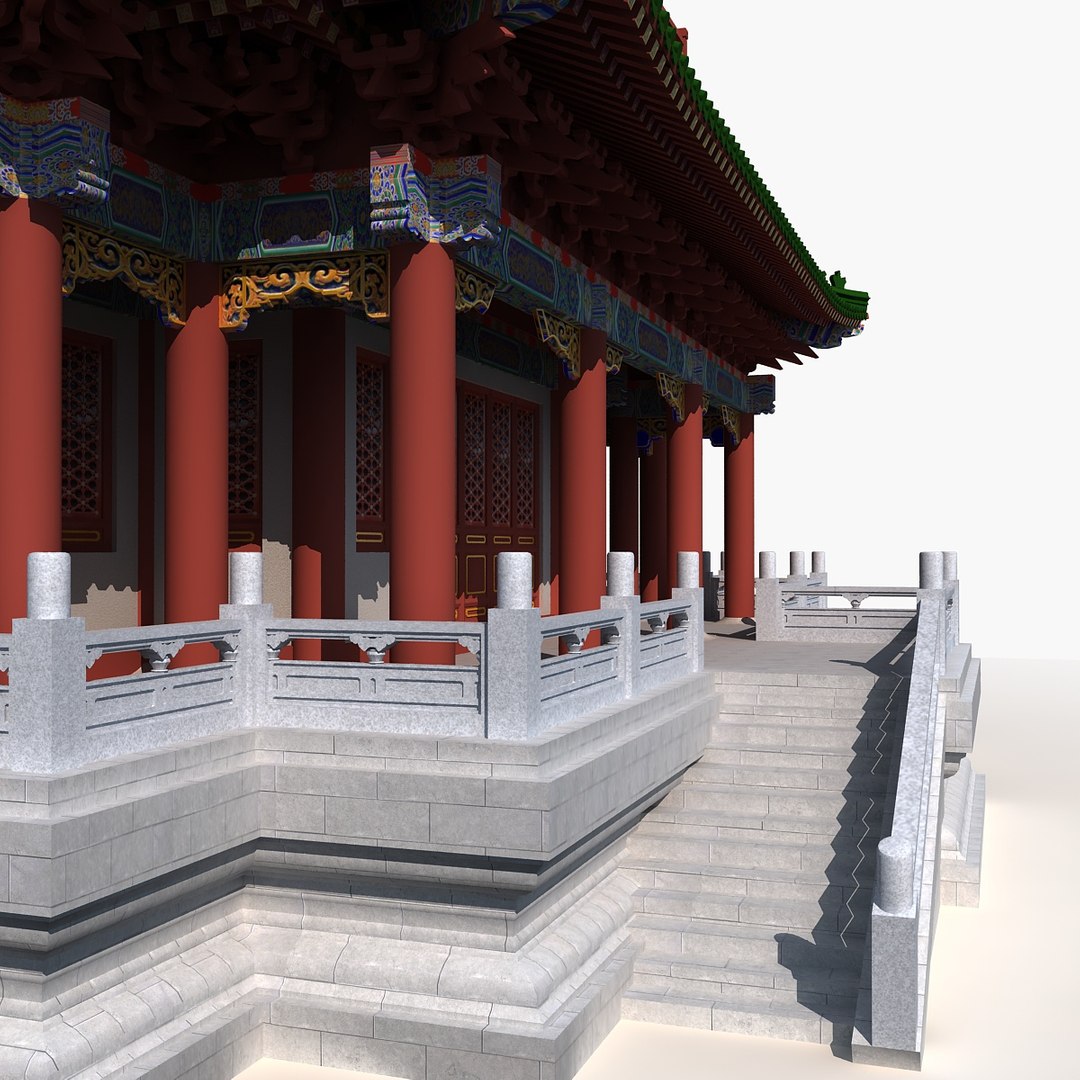 Chinese Ancient Architecture 3 3D Model - TurboSquid 1855657